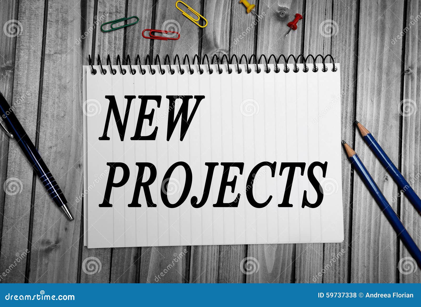 New Projects word stock photo. Image of marketing, possibility - 59737338