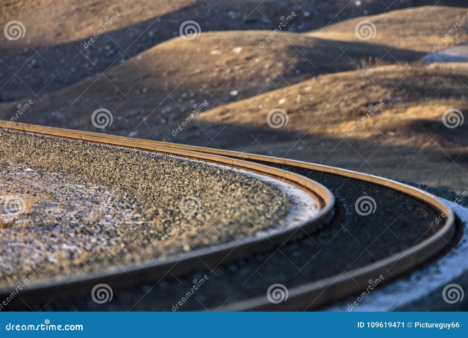 New Rail Tracks stock image. Image of transport, metal - 109619471