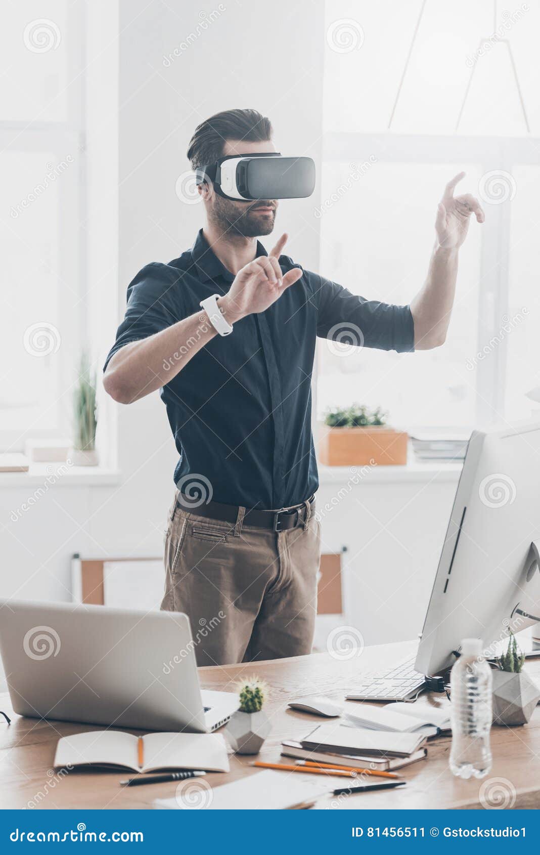 New reality is here! stock image. Image of cool, cyberspace - 81456511