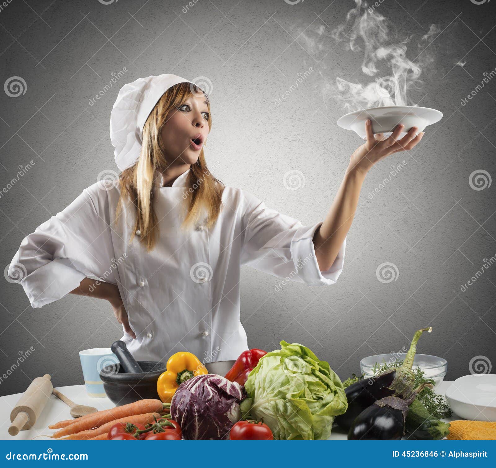 New recipe for a chef stock photo. Image of chef, happy - 45236846