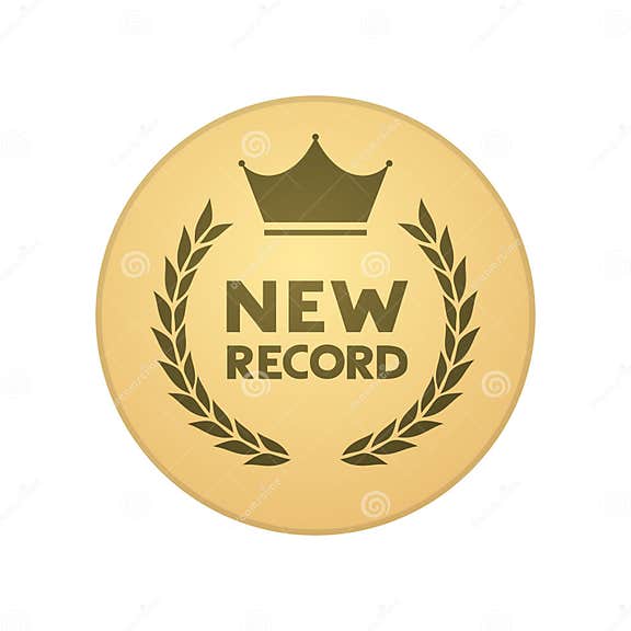 New record symbol stock illustration. Illustration of engine - 290280788