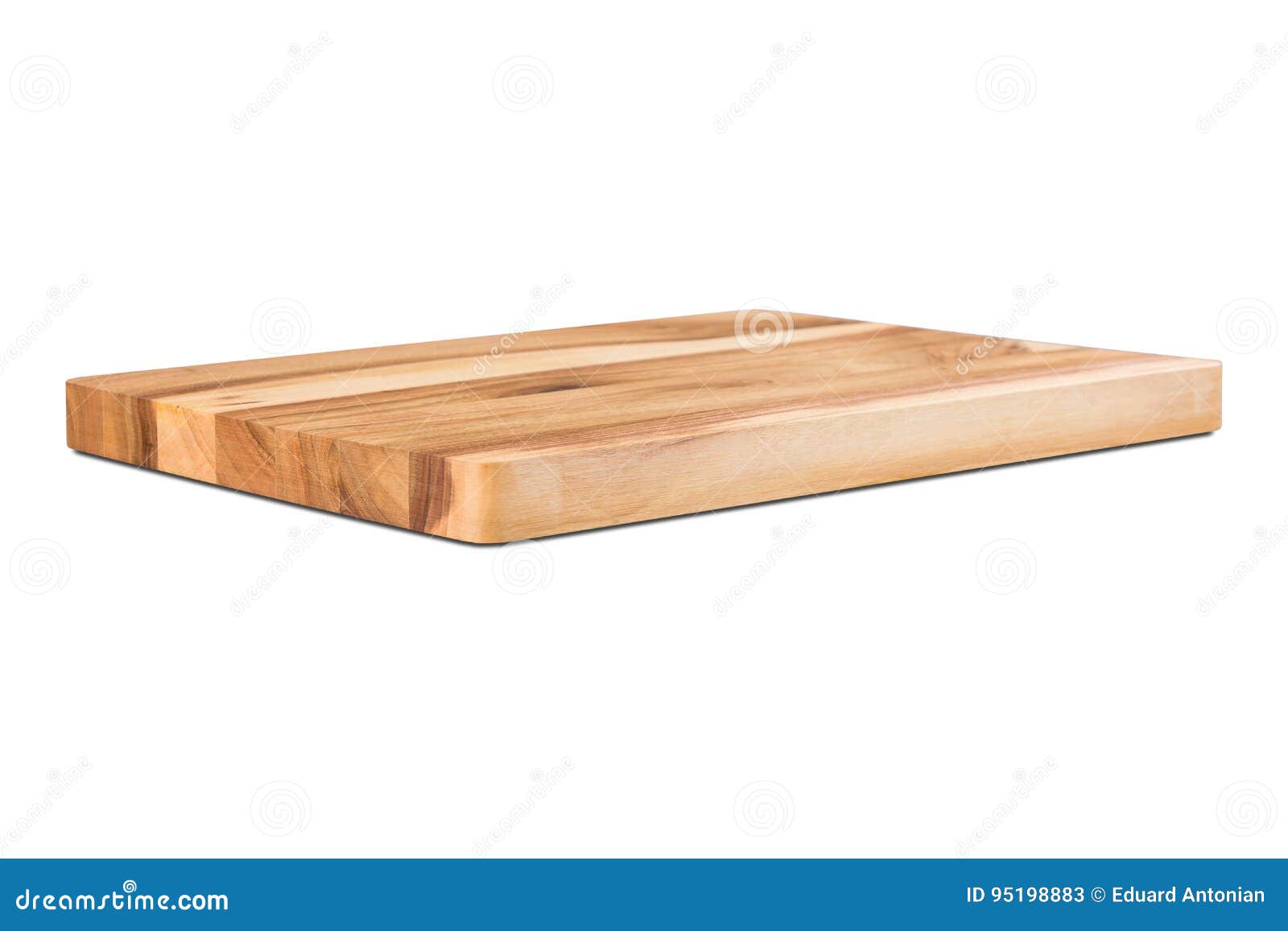 New Rectangular Wooden Cutting Board, Top View Stock Image - Image of ...