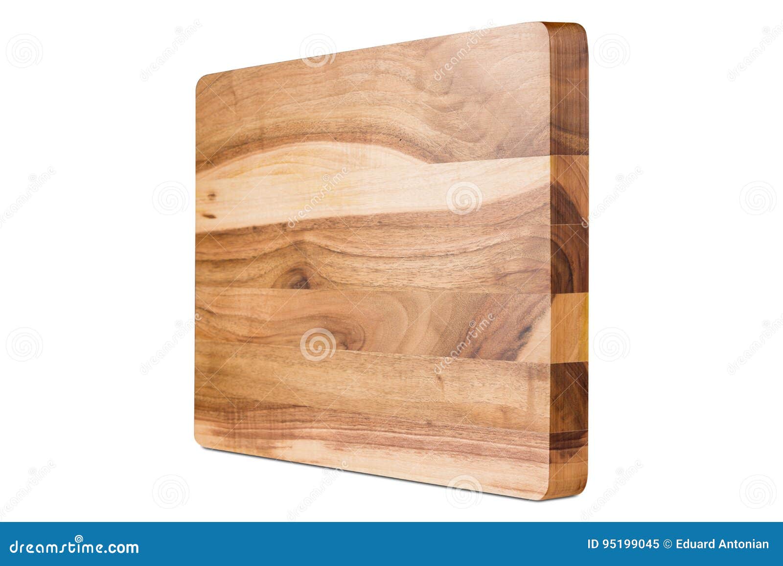 New Rectangular Wooden Cutting Board, Top View Stock Image - Image of ...