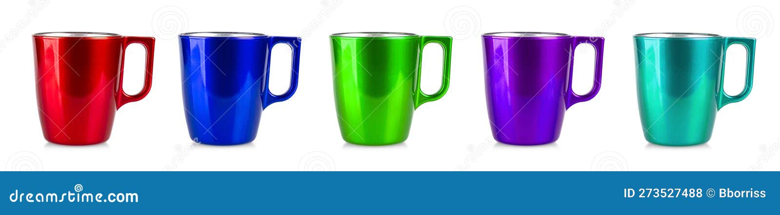 New Red Ceramic Cup Isolated on White Backgaund with Clipping Path ...