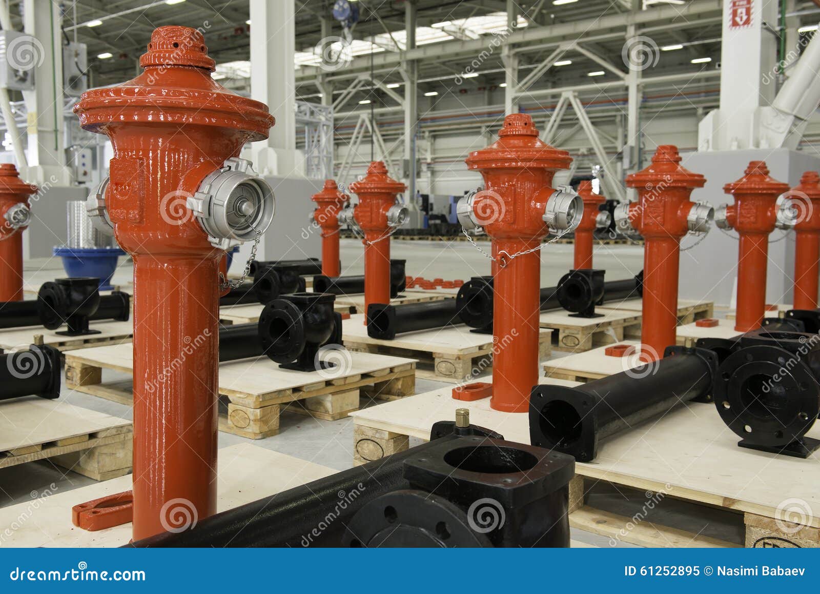 New red fire hydrant stock image. Image of closeup, outside - 61252895