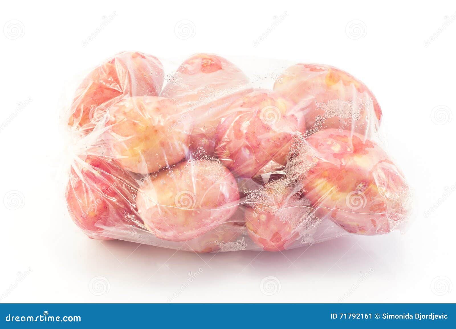 New Red Potato in a Plastic Bag Stock Image - Image of isolated, eating ...