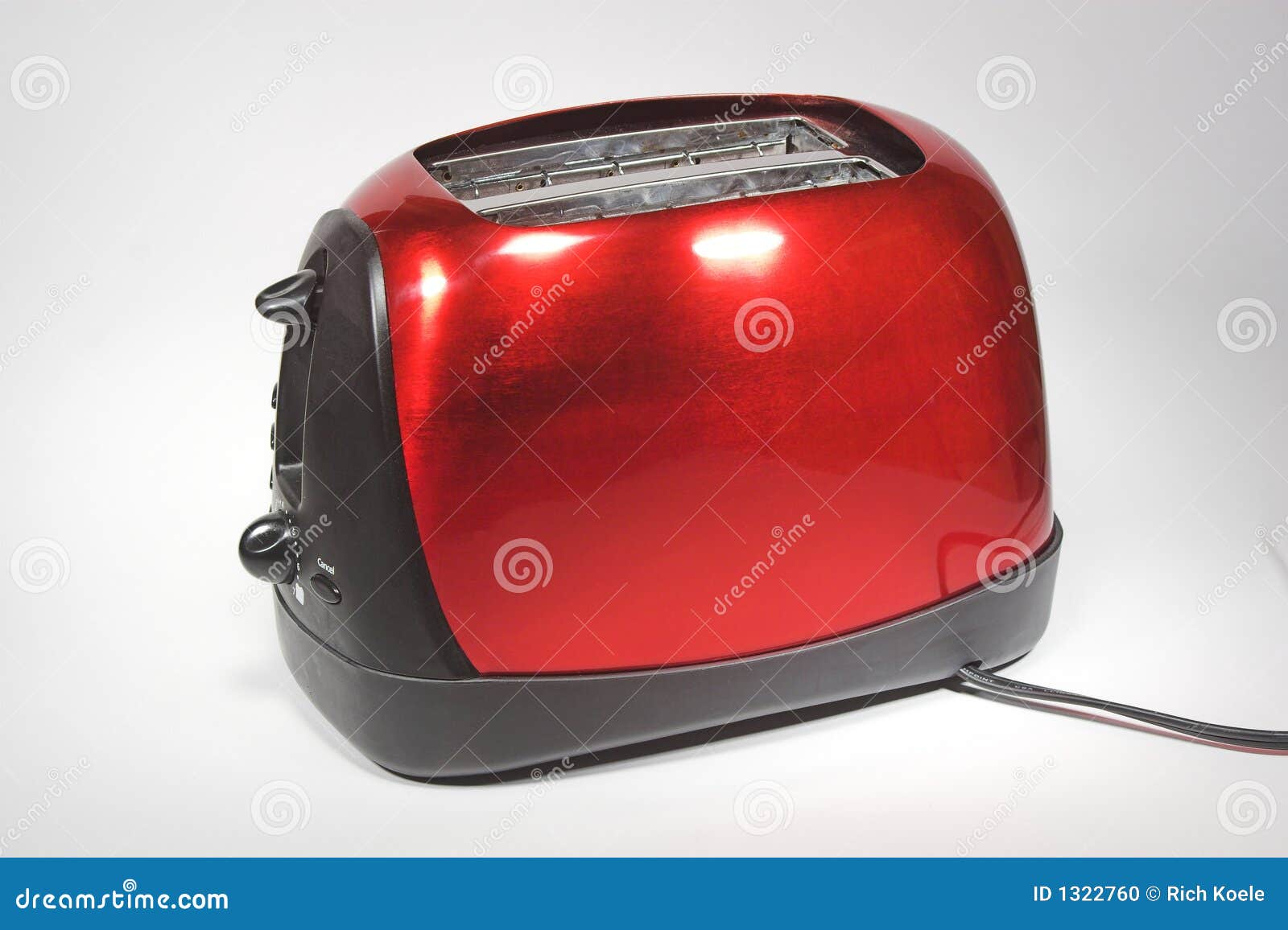 New Red Toaster stock photo. Image of shiny, breakfast - 1322760