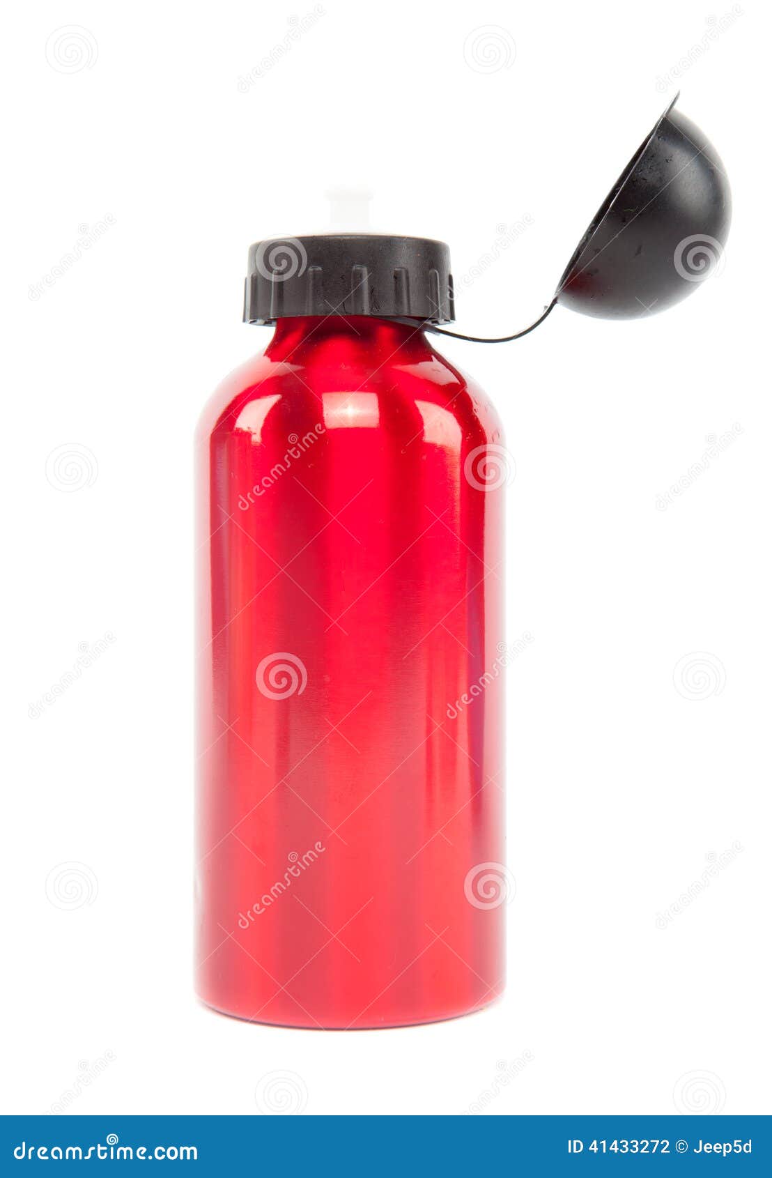 New red water bottle stock photo. Image of ready, black - 41433272