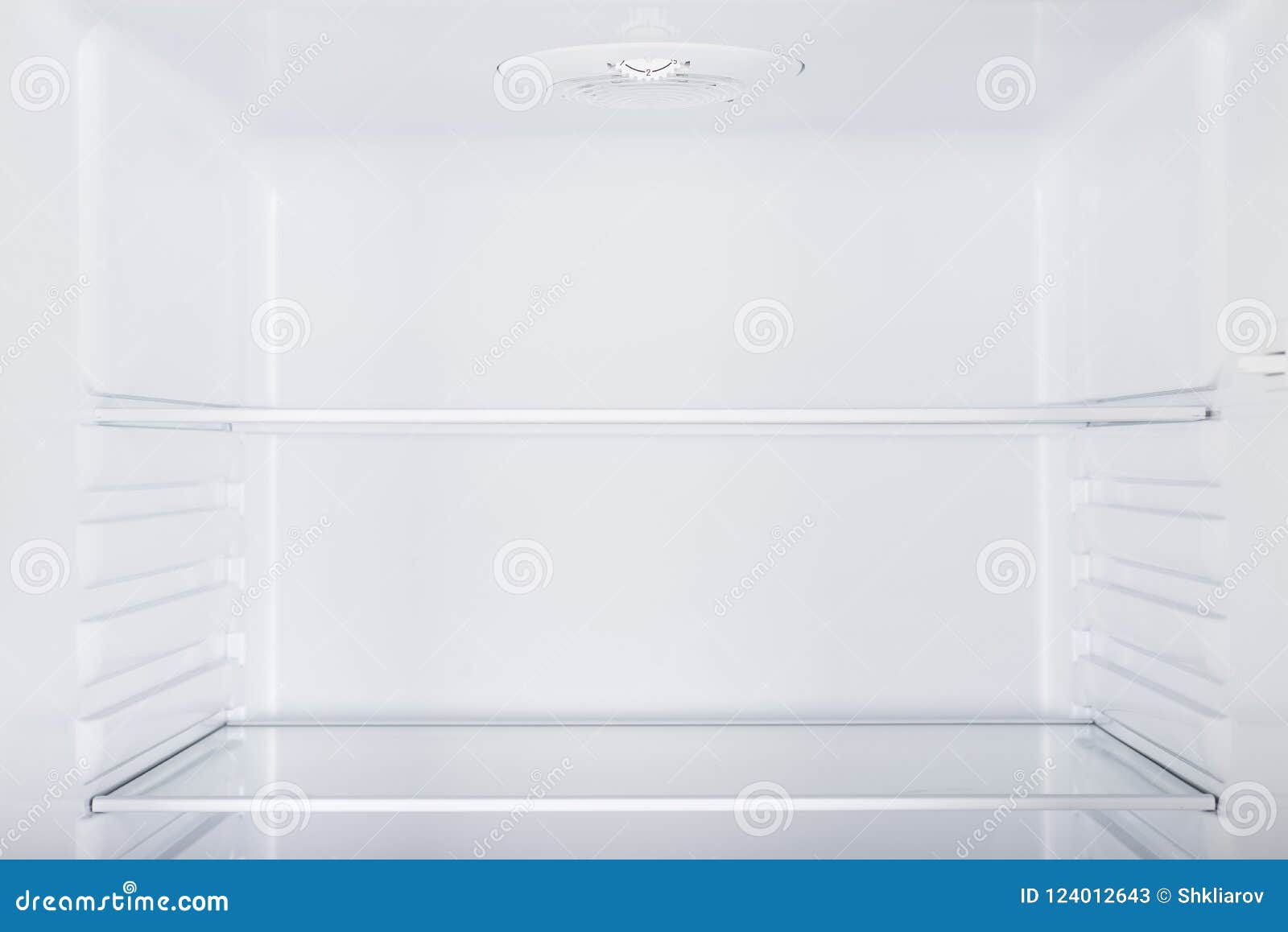 Refrigerator on White Background Stock Image - Image of full, icebox ...