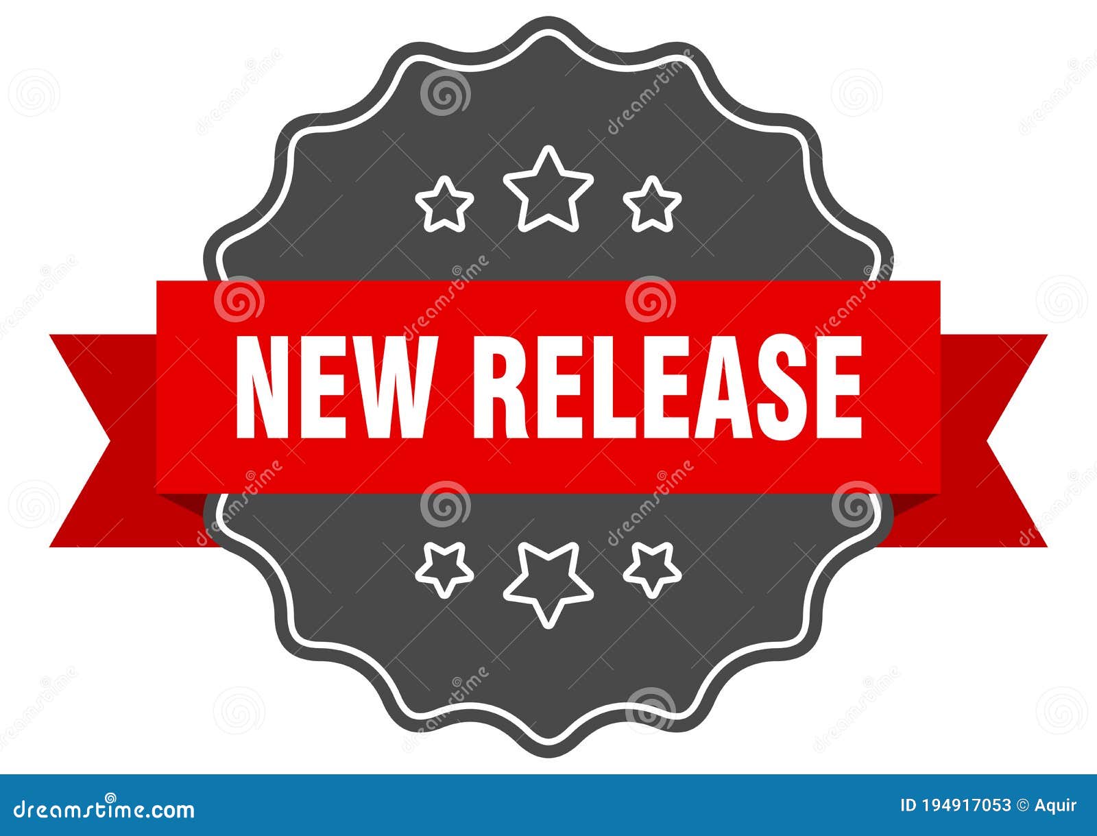 New Release Label. New Release Isolated Seal. Sticker. Sign Stock ...
