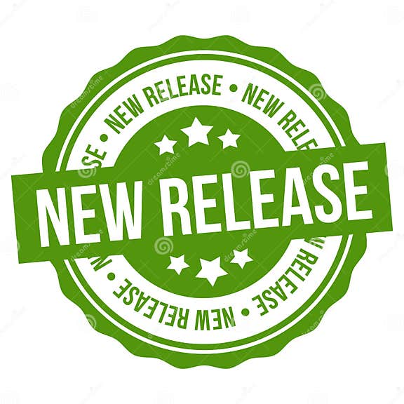 New Release Stamp. Green Eps10 Vector Badge Stock Vector - Illustration ...