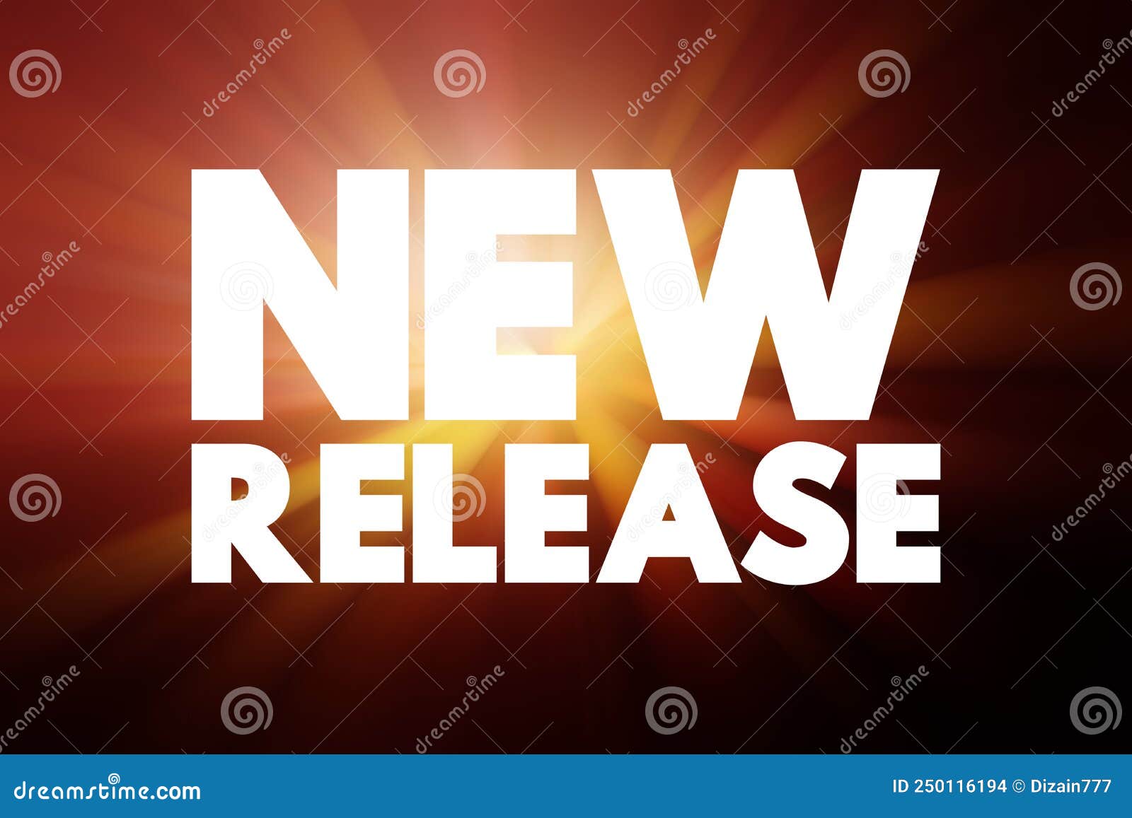 New Release Text Quote, Concept Background Stock Illustration ...