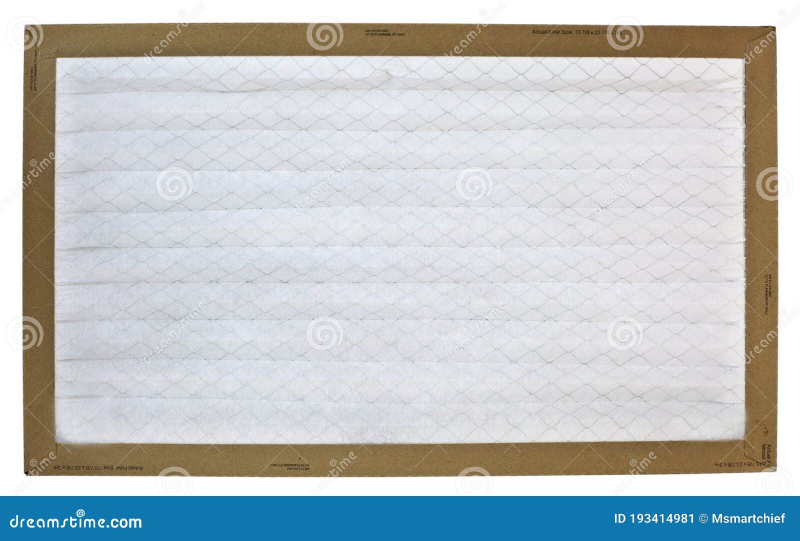 Replacement Home Air Conditioner Filter Stock Image - Image of ...