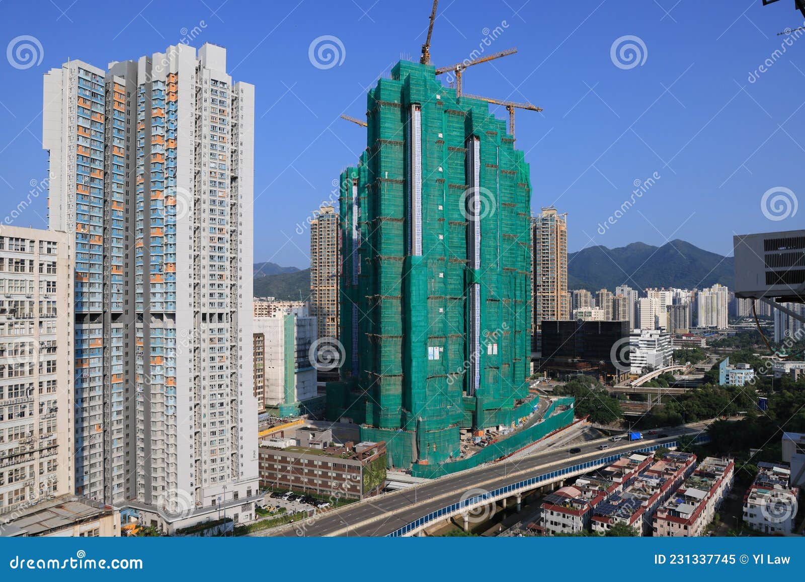 The New Residential Building at Fo Tan 2 Oct 2021 Editorial Image ...