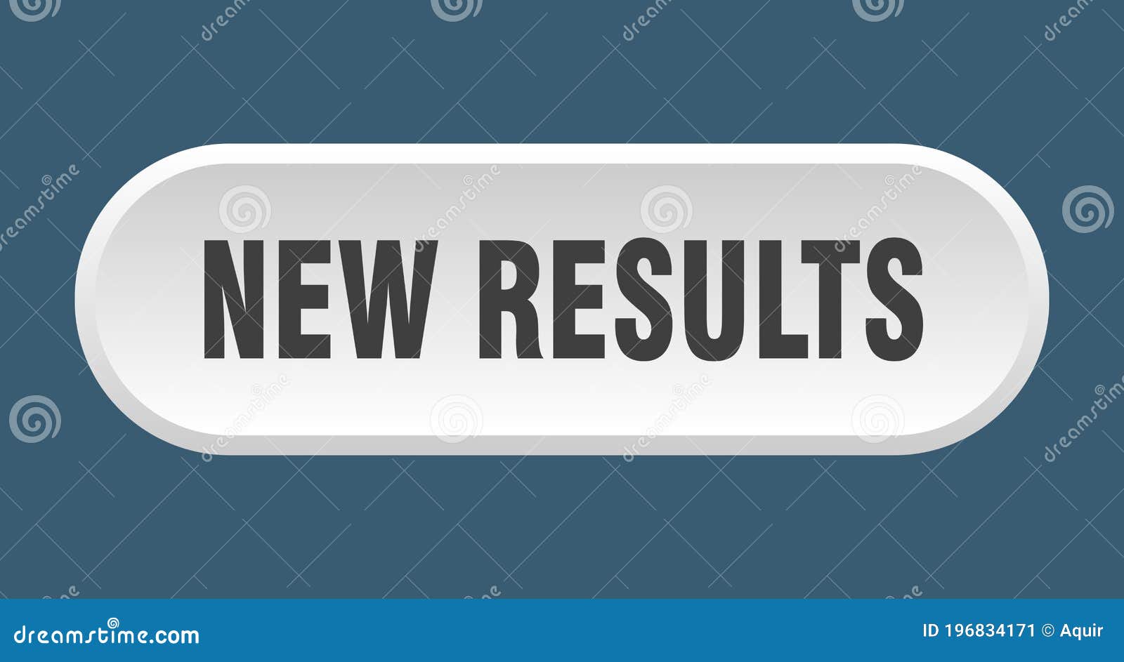 New Results Button. Rounded Sign on White Background Stock Vector ...