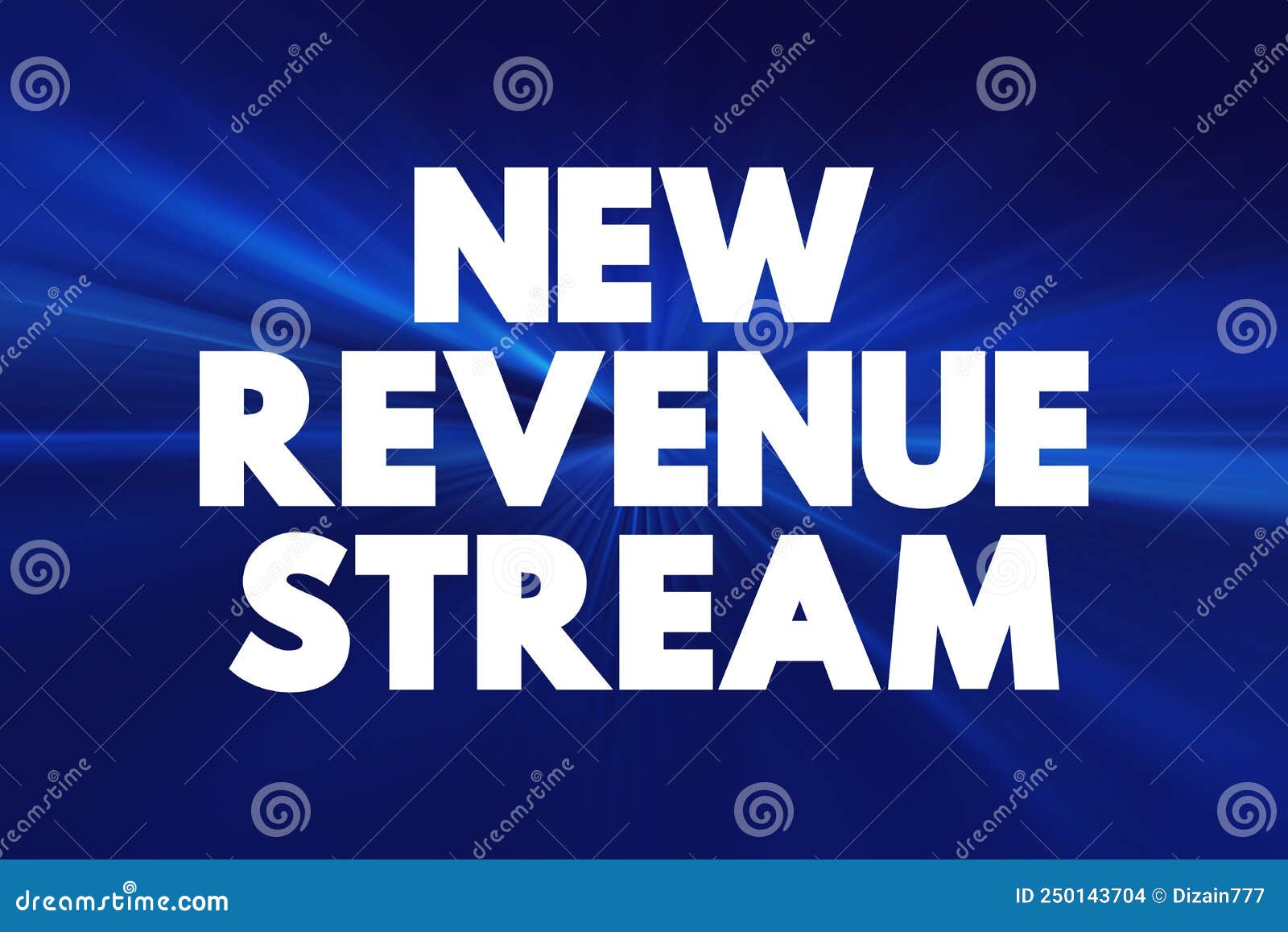 New Revenue Stream Text Message Bubble, Concept Background Royalty-Free ...