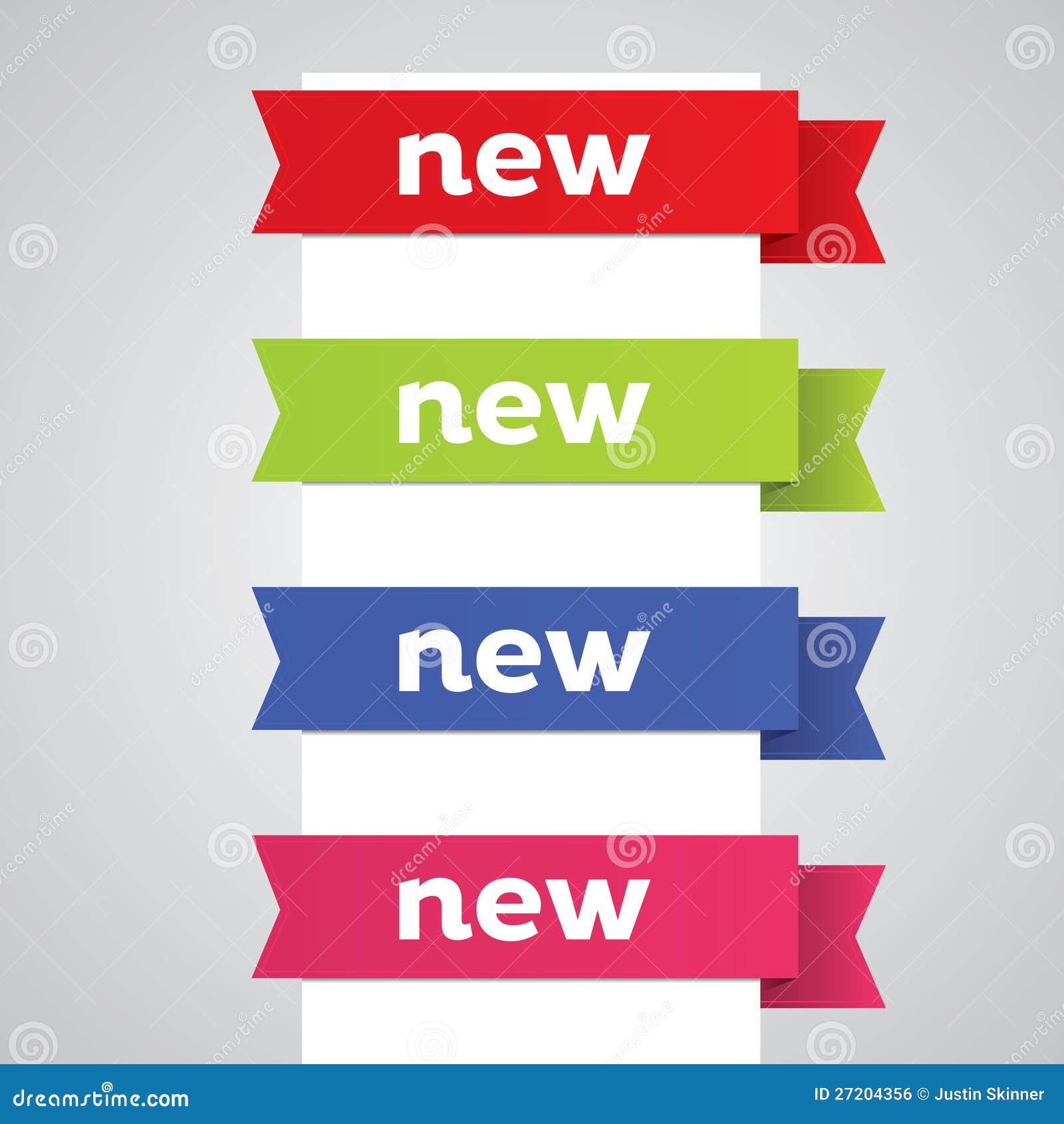 New Ribbon Banners stock vector. Illustration of promotion - 27204356