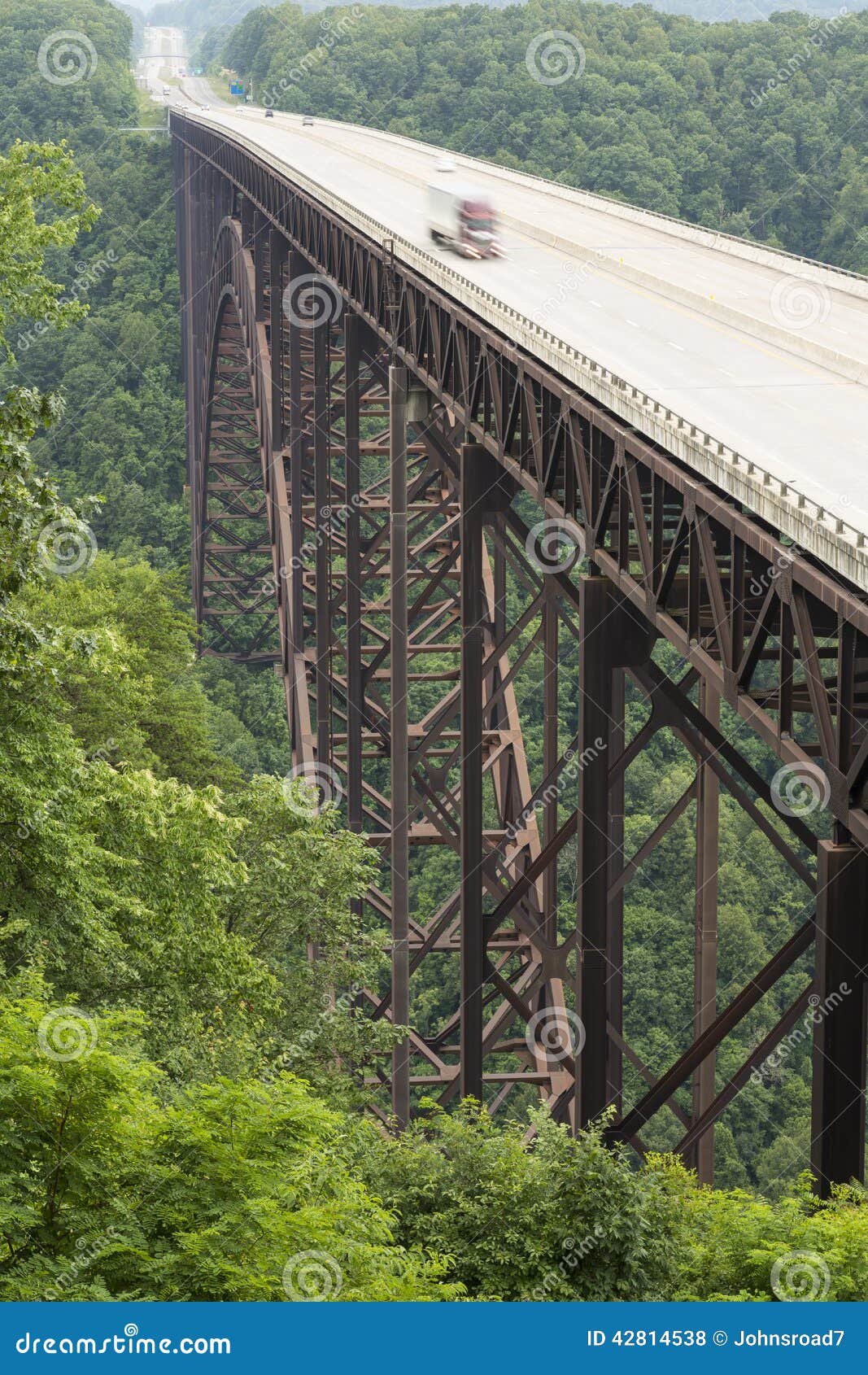 New River Bridge stock photo. Image of river, overlook - 42814538