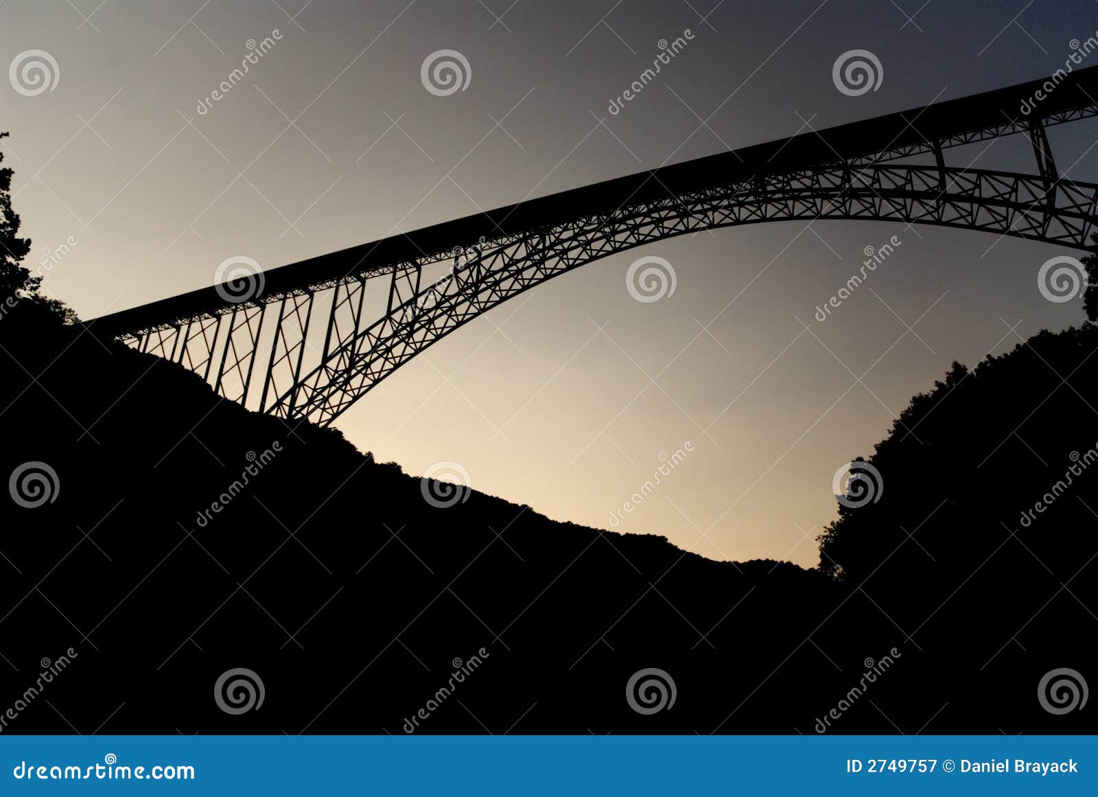 New River Gorge Bridge stock image. Image of tall, bridge - 2749757