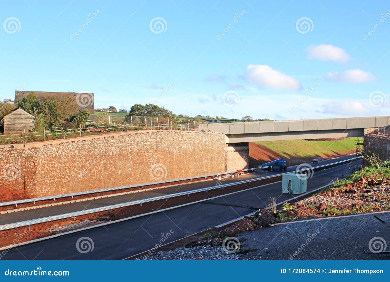 New Road Bypass Under Construction Stock Photo - Image of road ...