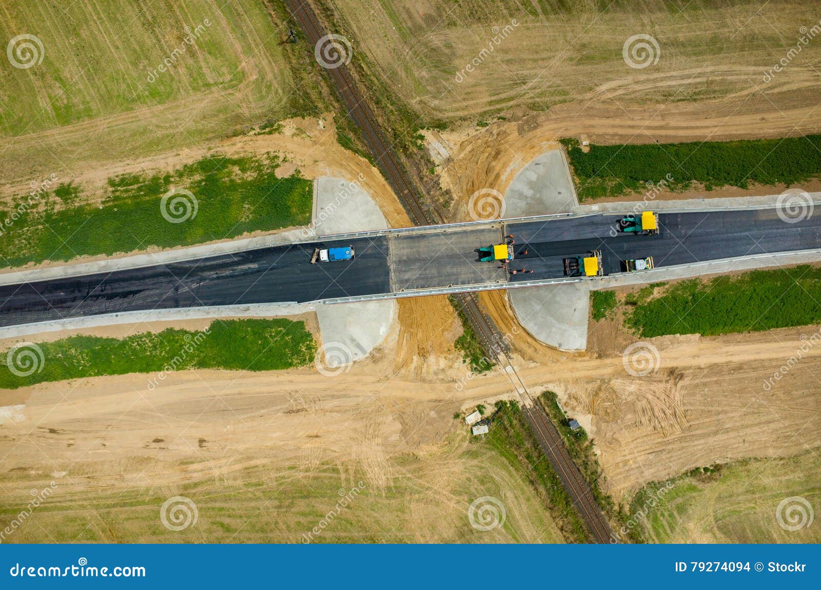New road construction stock photo. Image of black, pave - 79274094