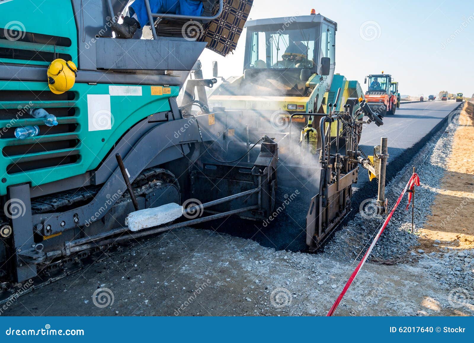 New road construction stock photo. Image of bitumen, pressure - 62017640