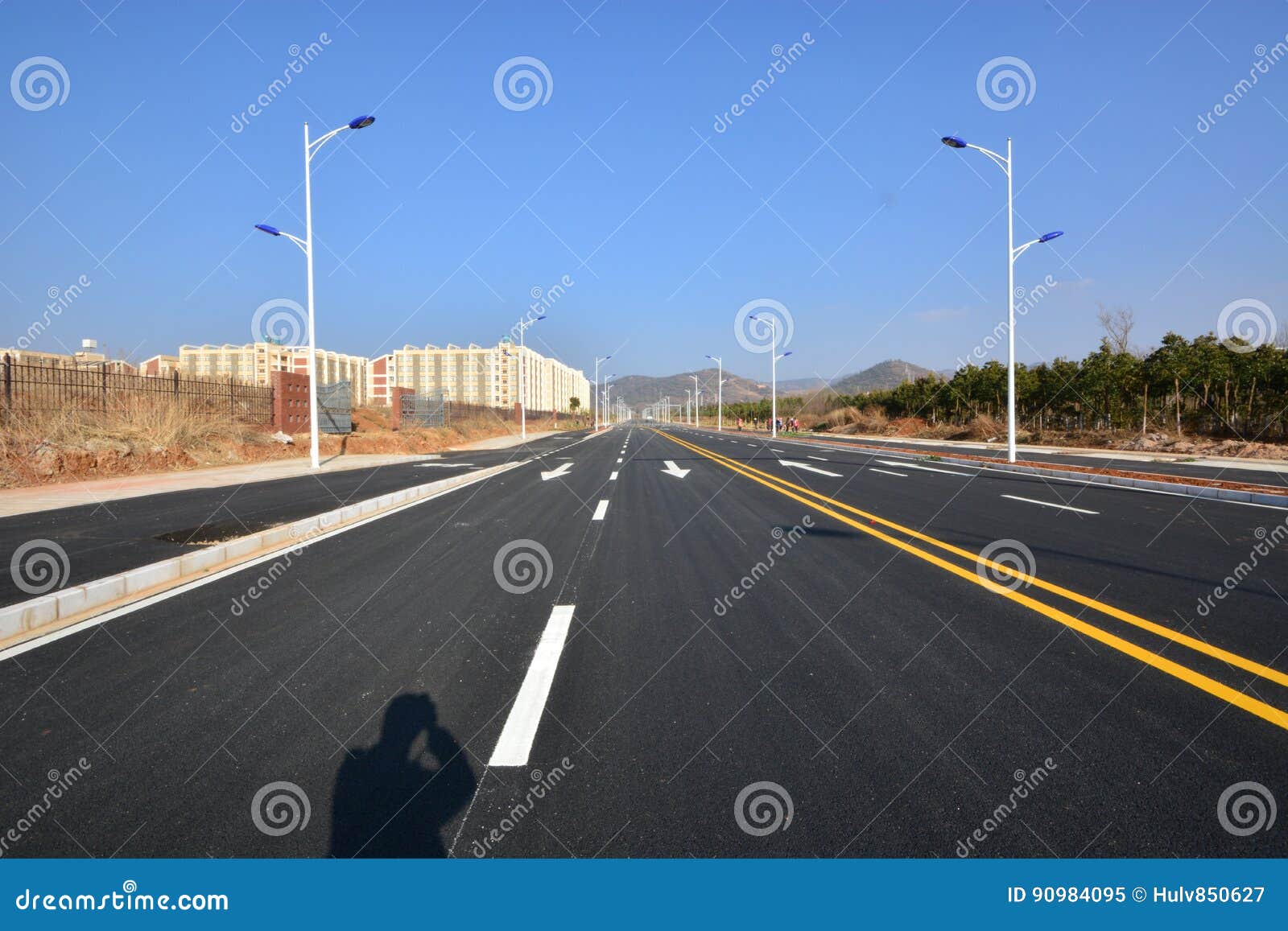 New Road and Infrastructure Use Stock Image - Image of engineer ...