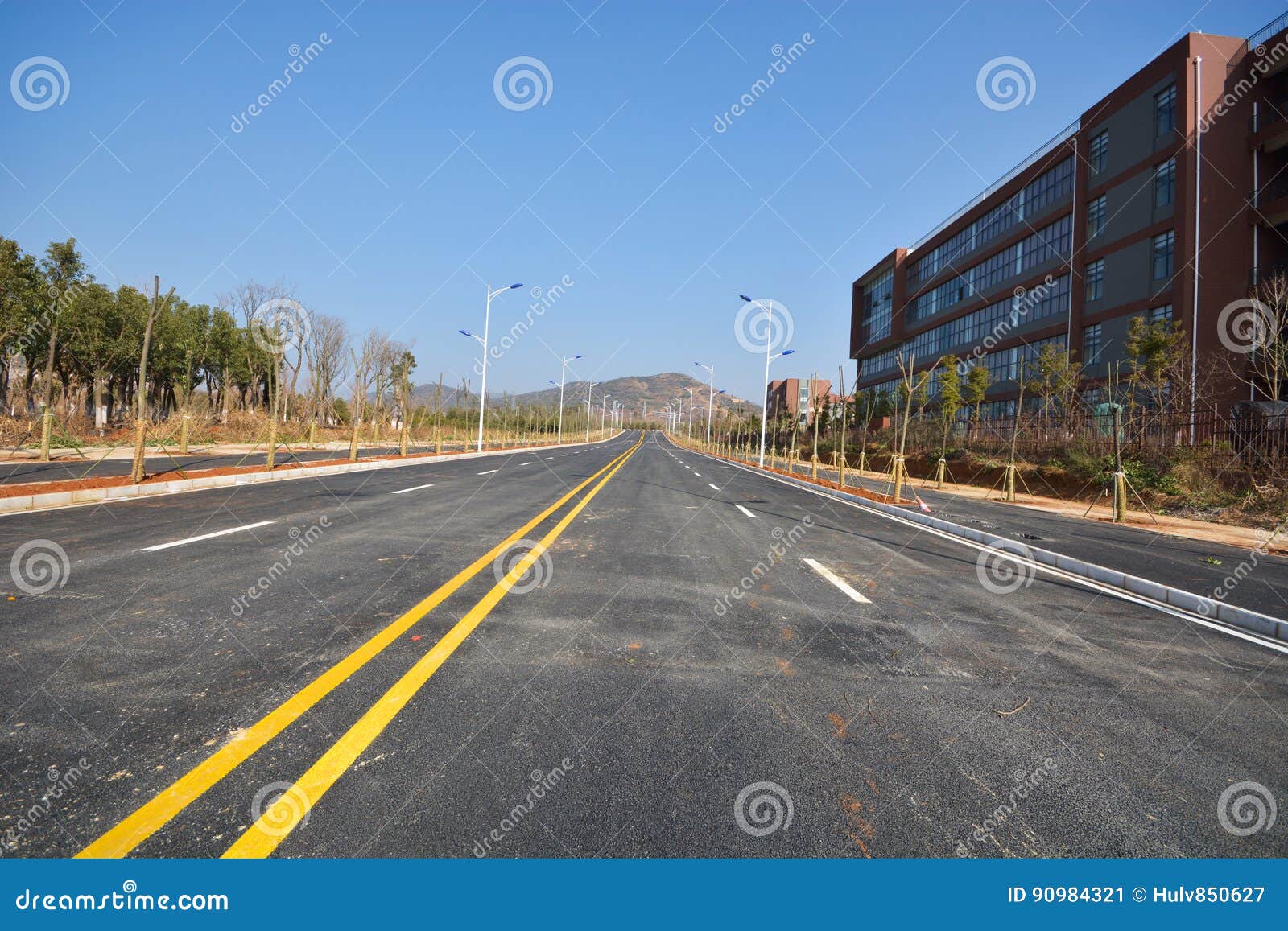 New Road and Infrastructure Use Stock Image - Image of construction ...