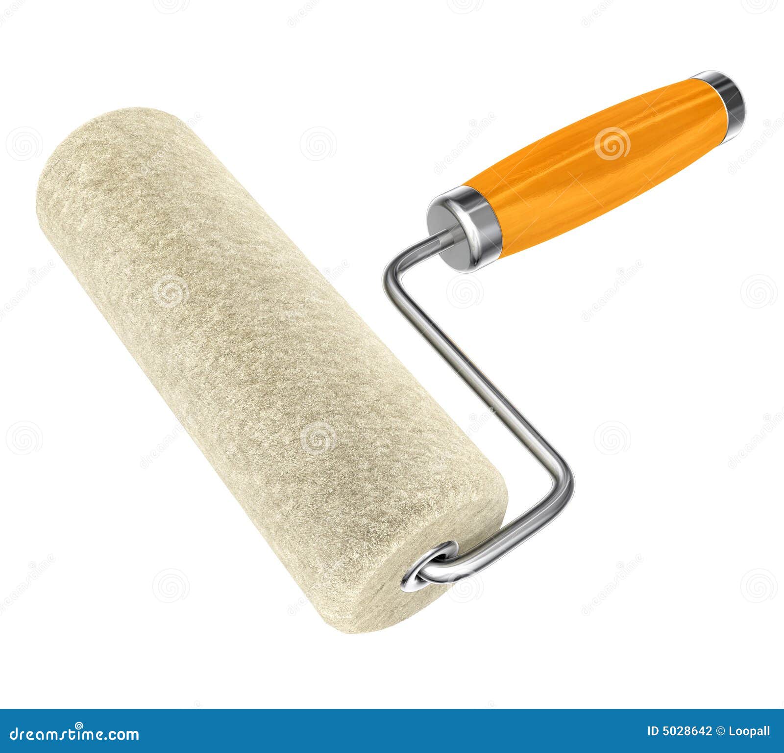 New Roller Isolated Hand Tool for Painting Stock Illustration ...