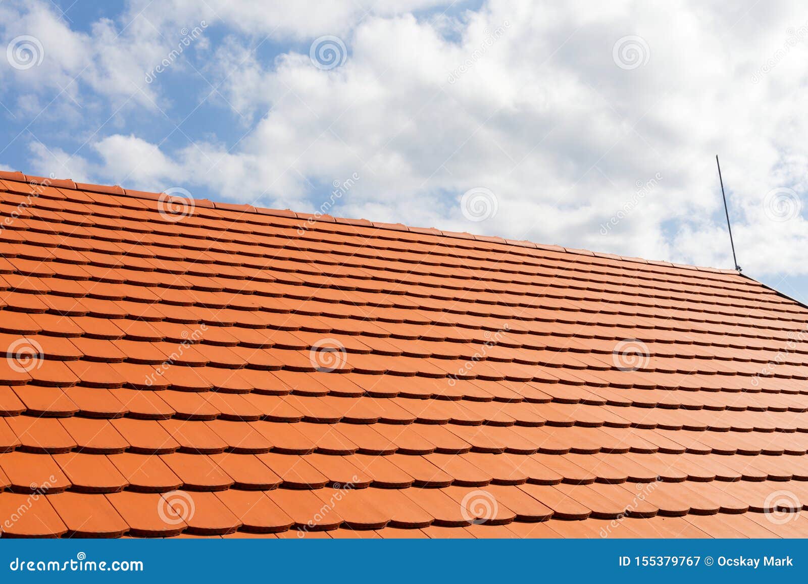 New roof tile stock image. Image of renovation, material - 155379767