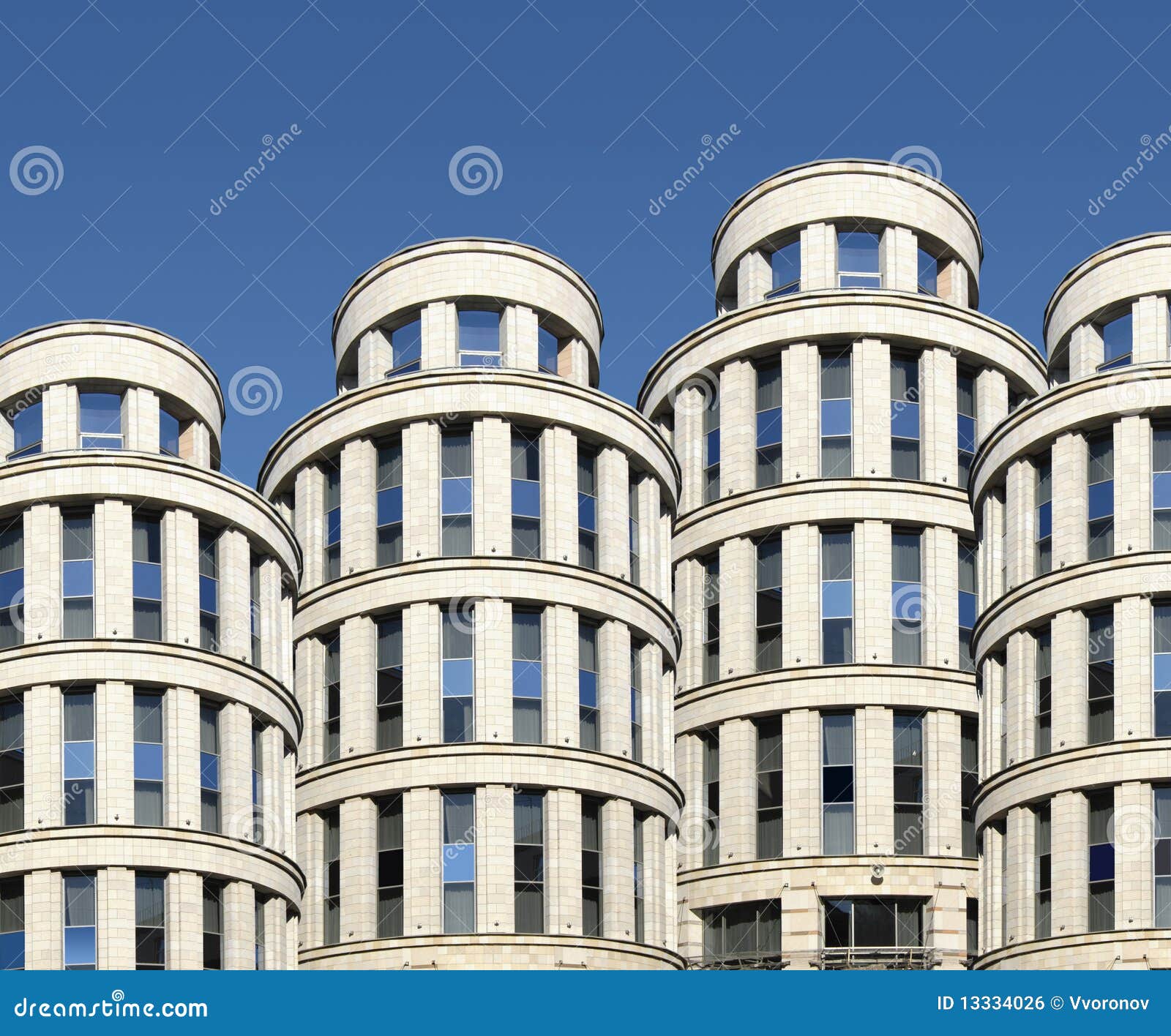 New Round Towers stock photo. Image of flat, frame, upper - 13334026