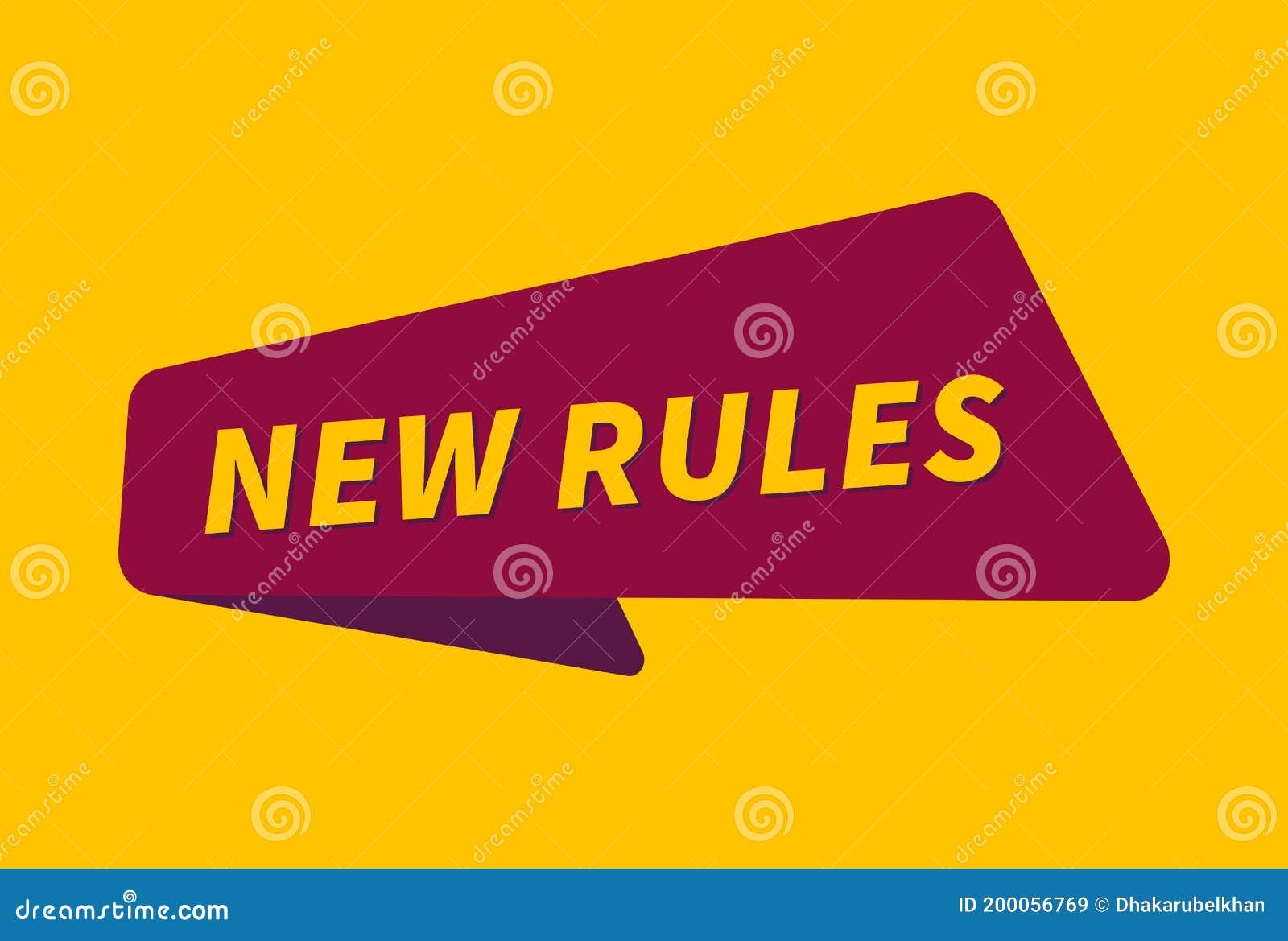 New Rules Banner Vector, New Rules Image Stock Vector - Illustration of ...