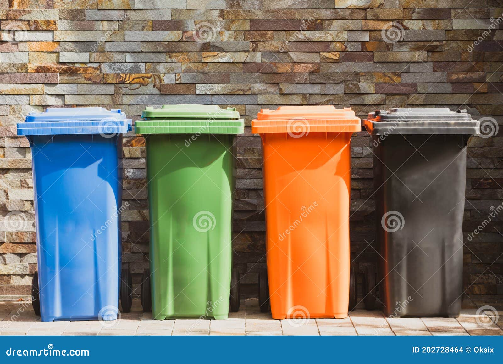 New Rules for Garbage Separation and Further Processing Stock Photo ...