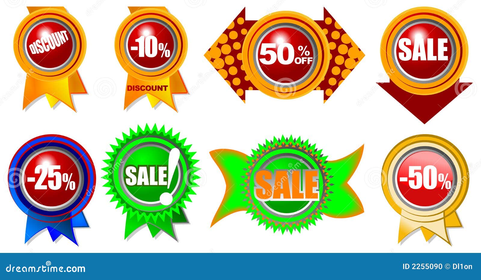 New Sale Retail Info Icons stock vector. Illustration of vector - 2255090