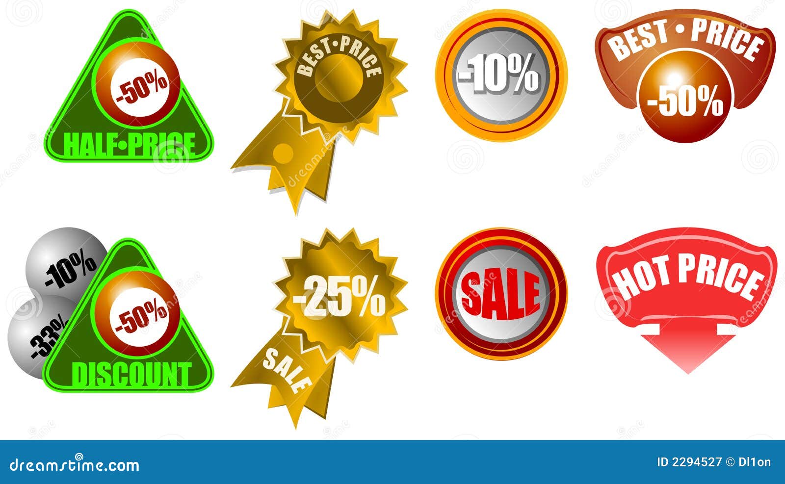 New Sale Retail Info Icons stock vector. Illustration of isolated - 2294527
