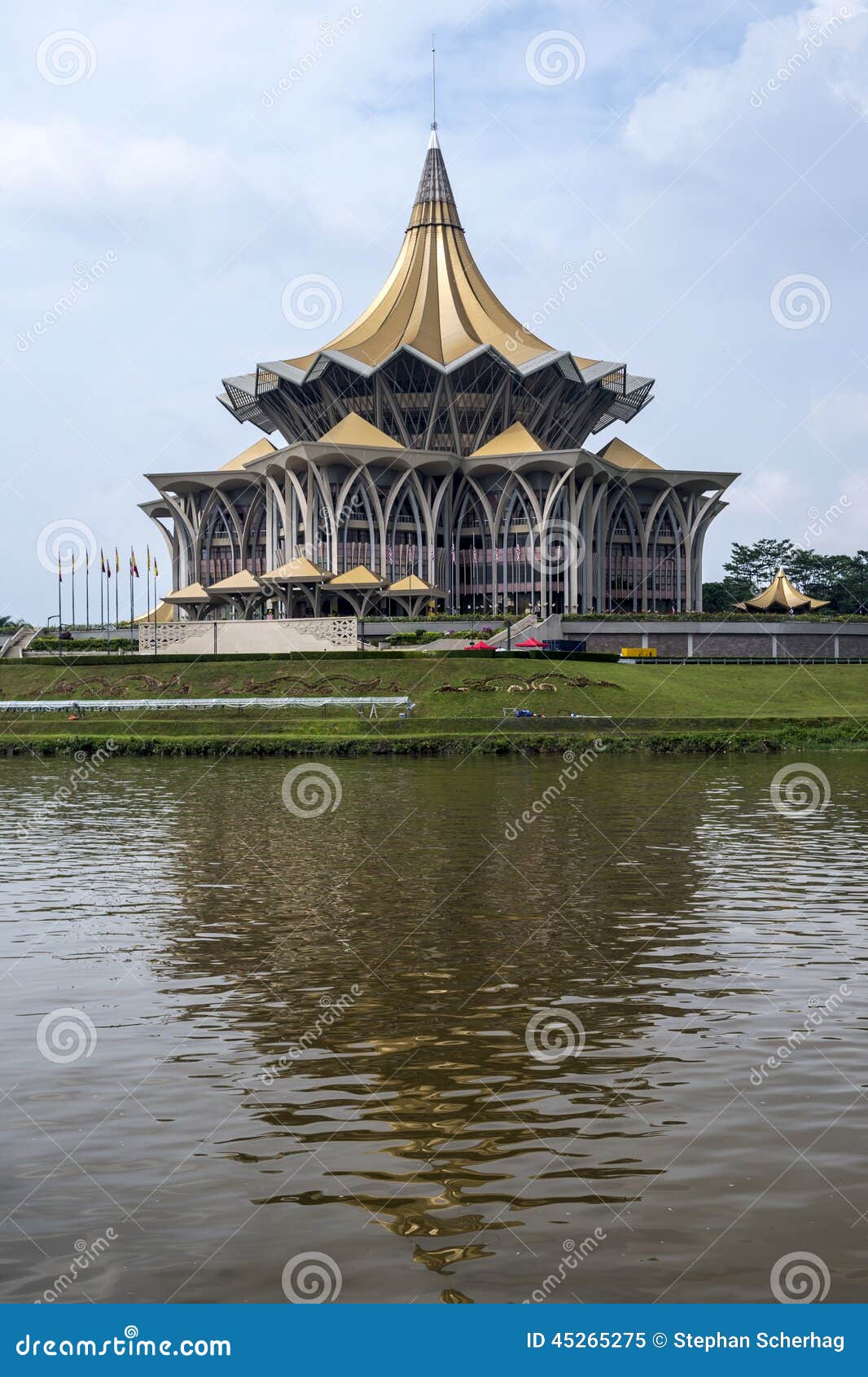 New Sarawak State Legislative Assembly Building Stock Image - Image of ...