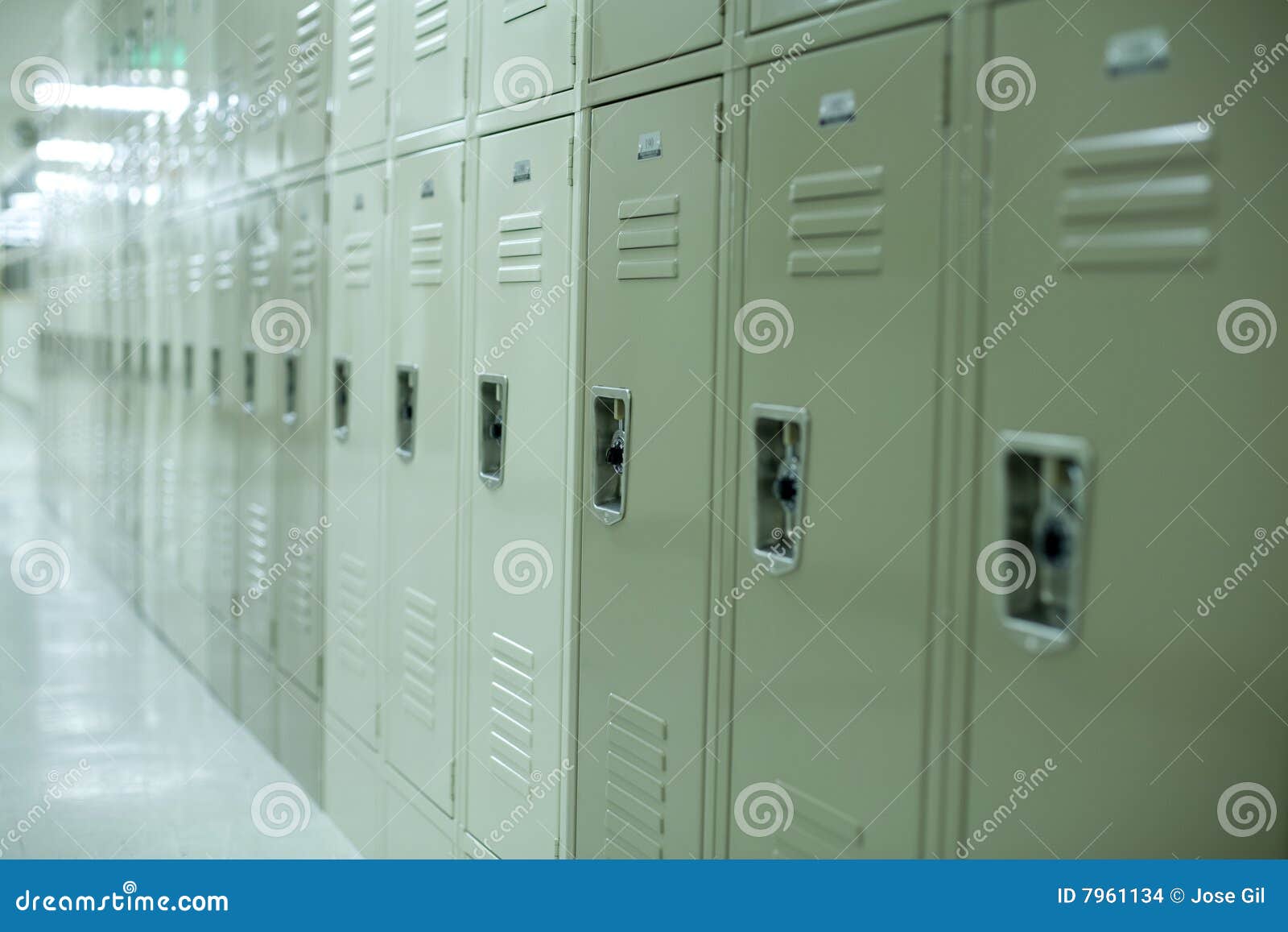 New School Lockers stock photo. Image of lock, school - 7961134