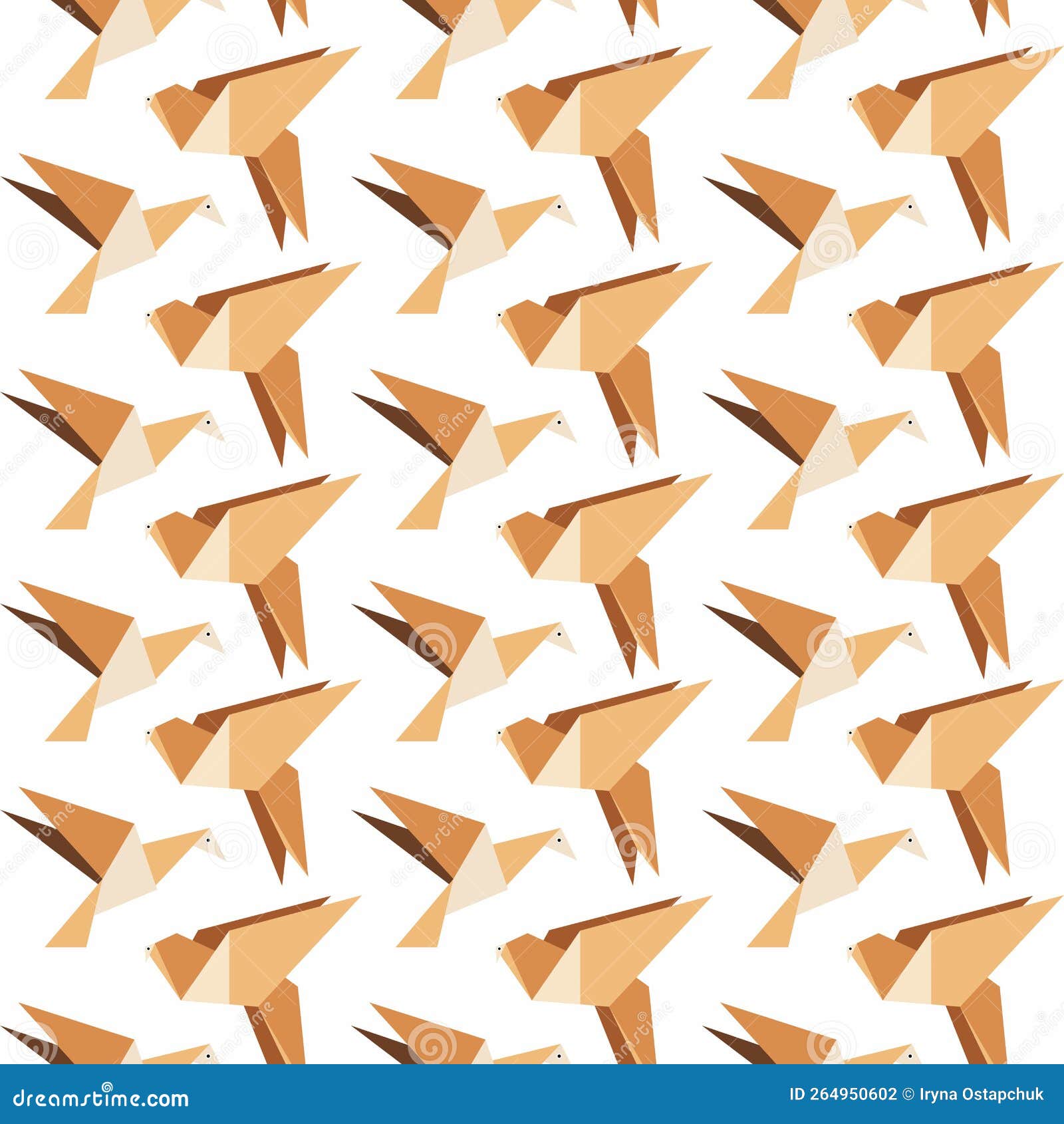 Origami Pattern stock vector. Illustration of pattern - 264950602