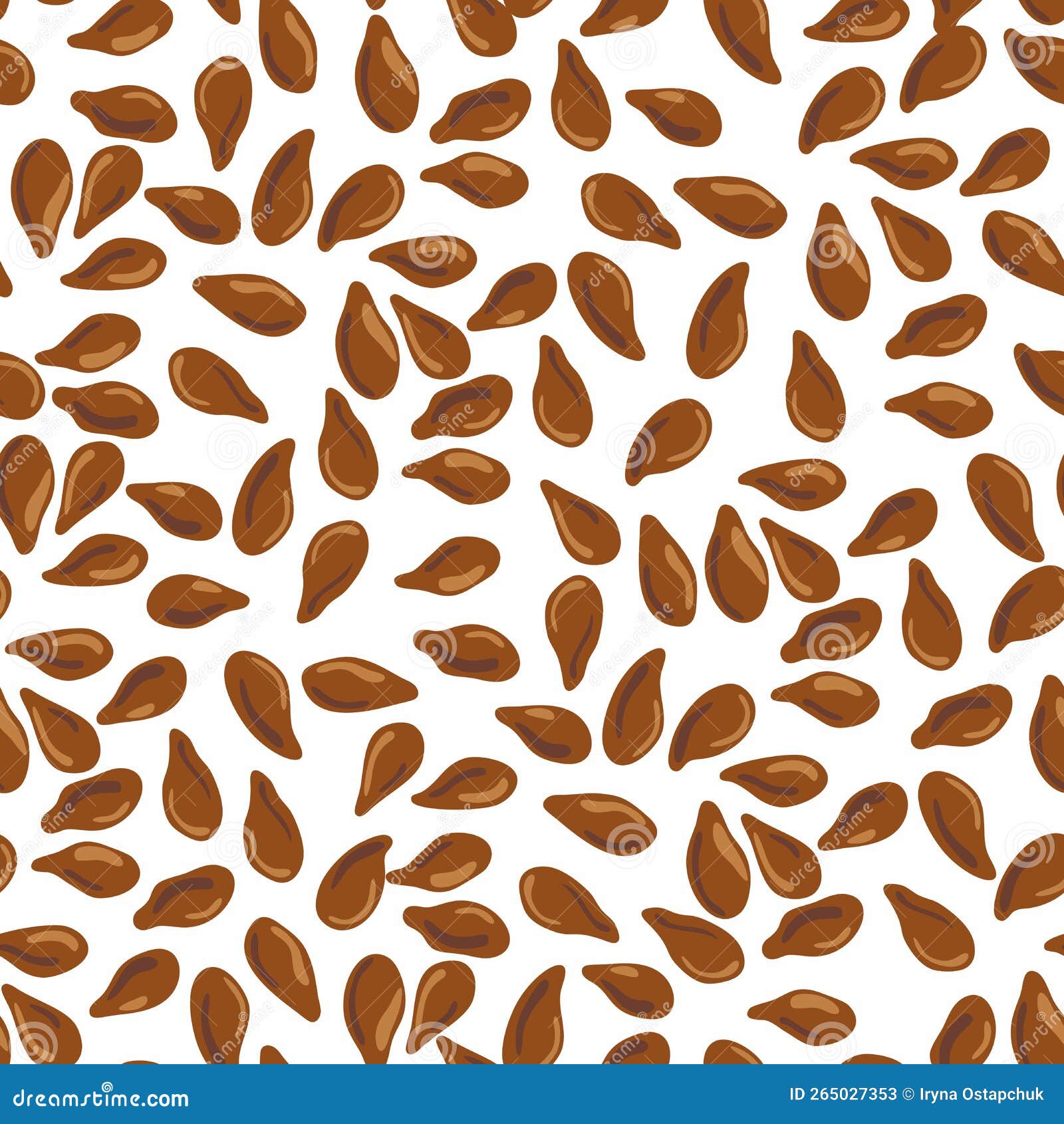 Seed Pattern stock vector. Illustration of symmetry - 265027353