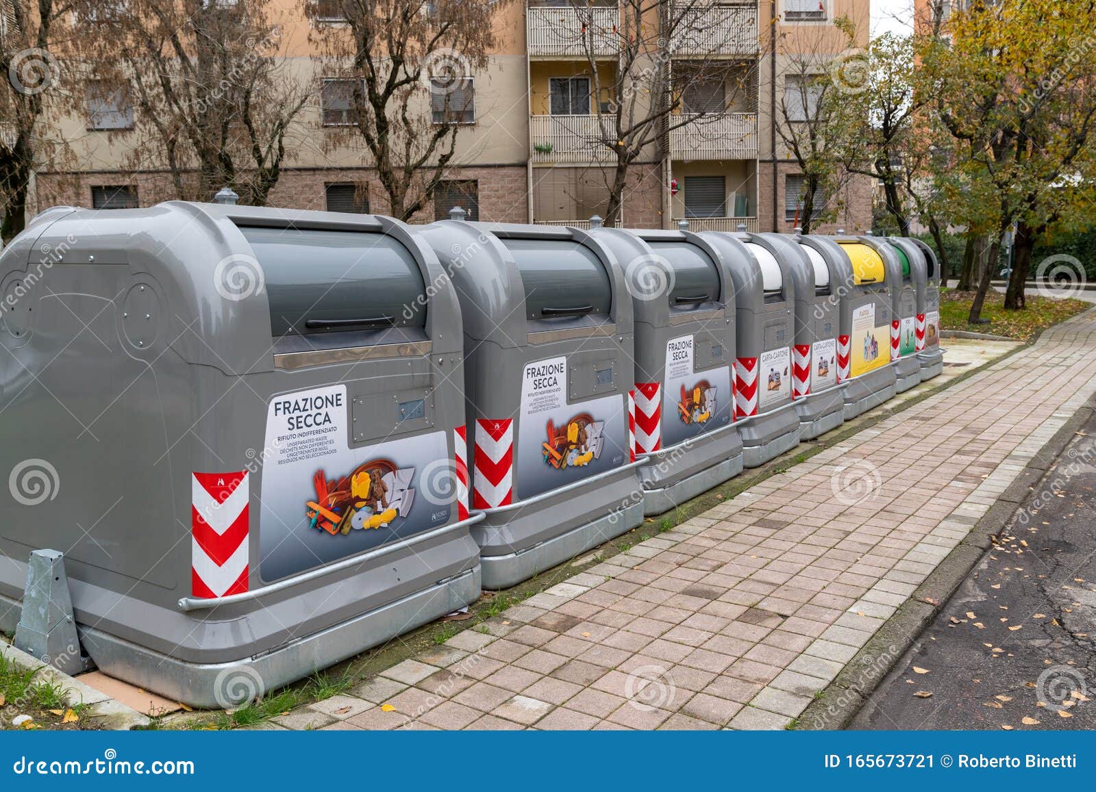 New Selective Waste Collection Bins Editorial Photo - Image of deposit ...