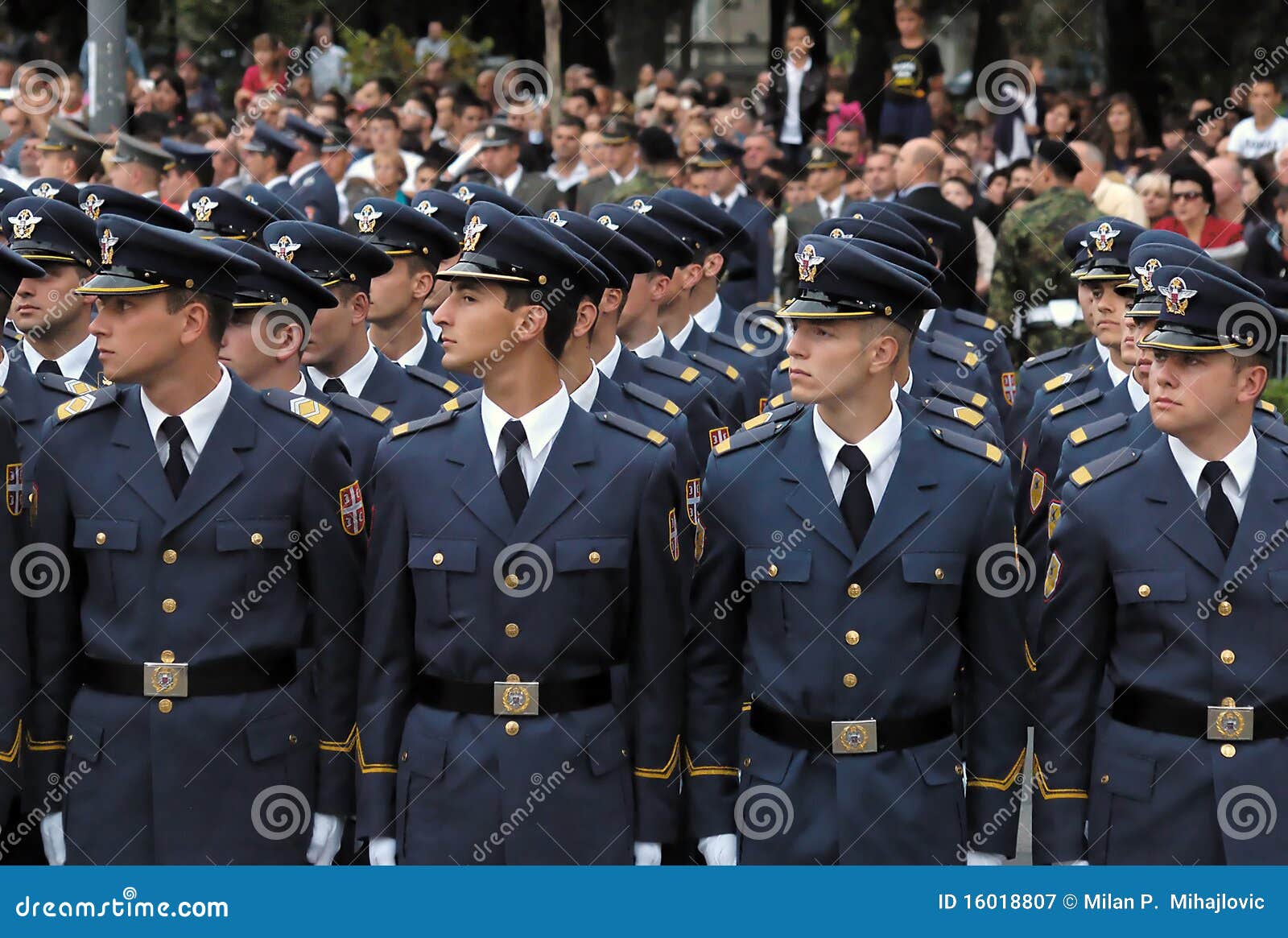 New Serbian officers-2 editorial photography. Image of uniform - 16018807