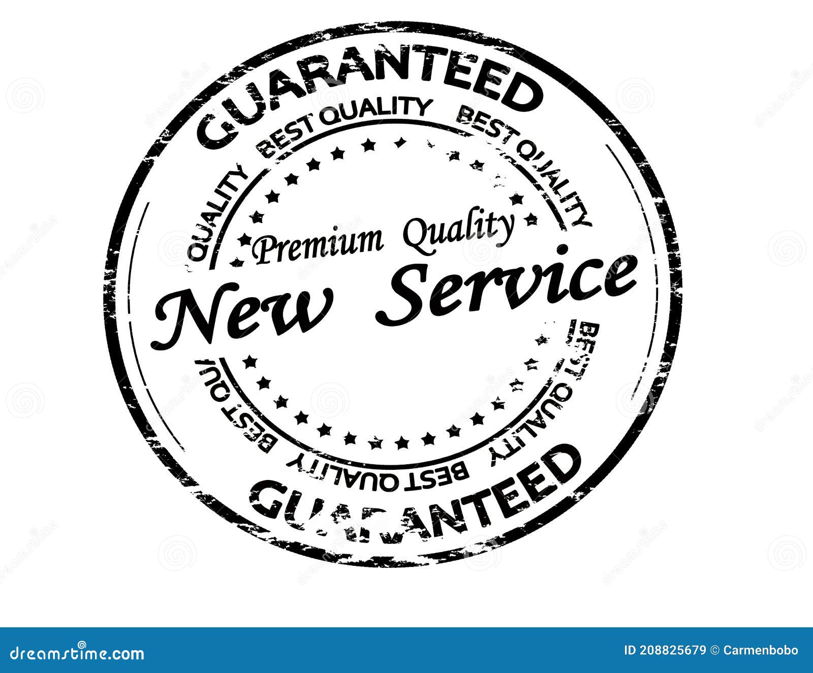 Stamp with Text New Service Stock Vector - Illustration of stamp ...