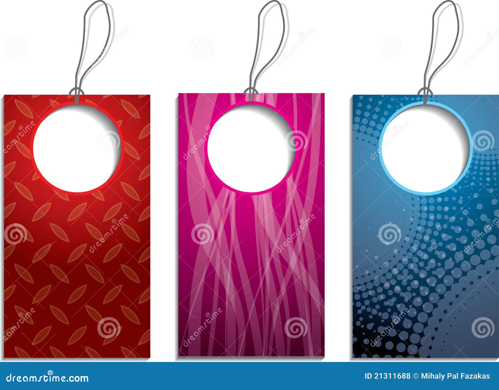 New set of abstract labels stock vector. Illustration of digital - 21311688