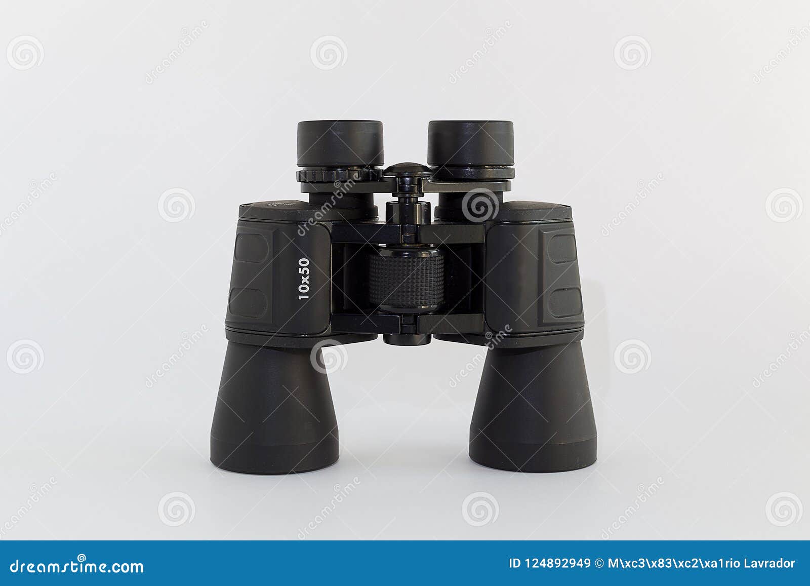 New Black Binoculars stock image. Image of instrument - 124892949