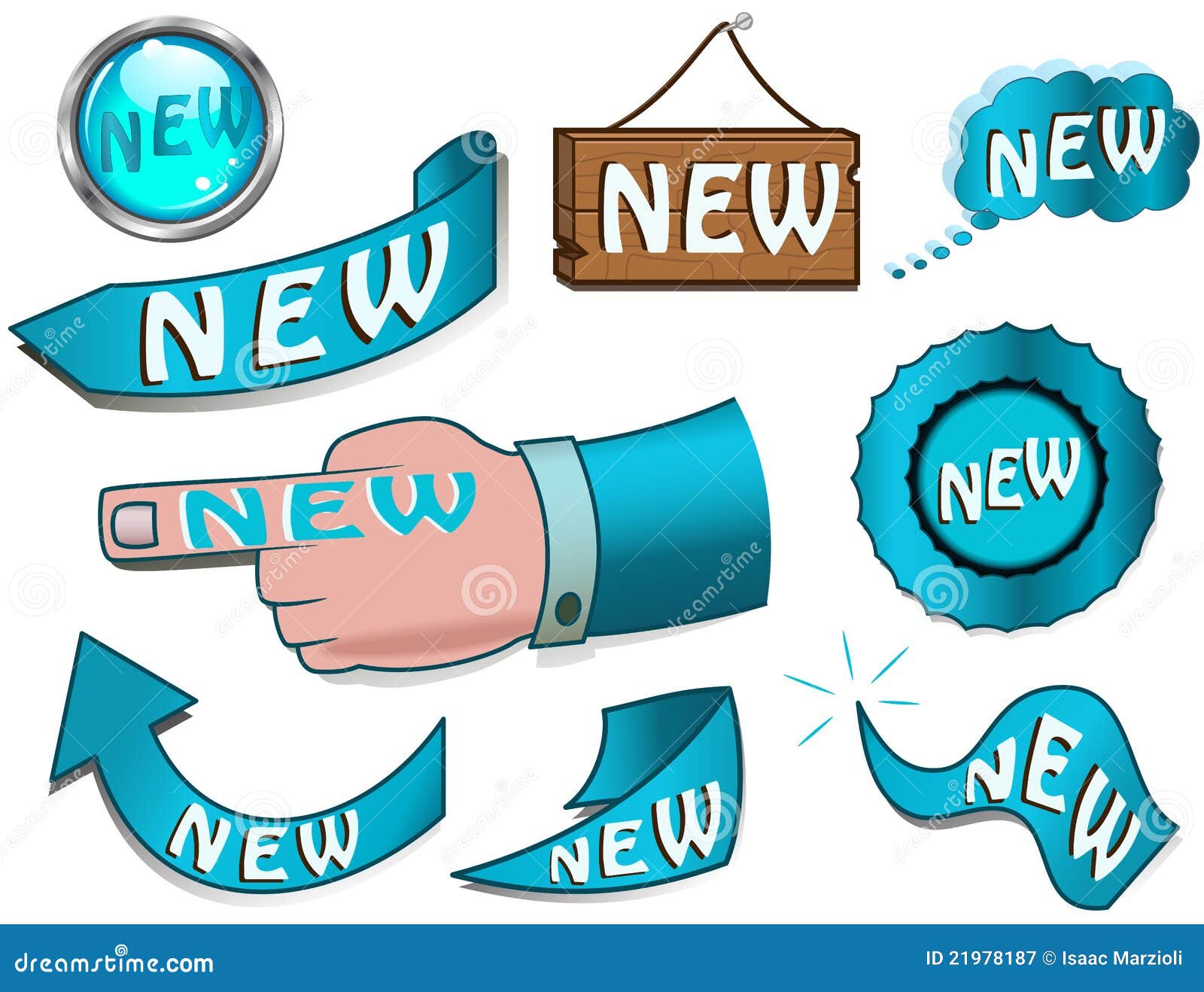 NEW Set of design elements stock vector. Illustration of graphic - 21978187