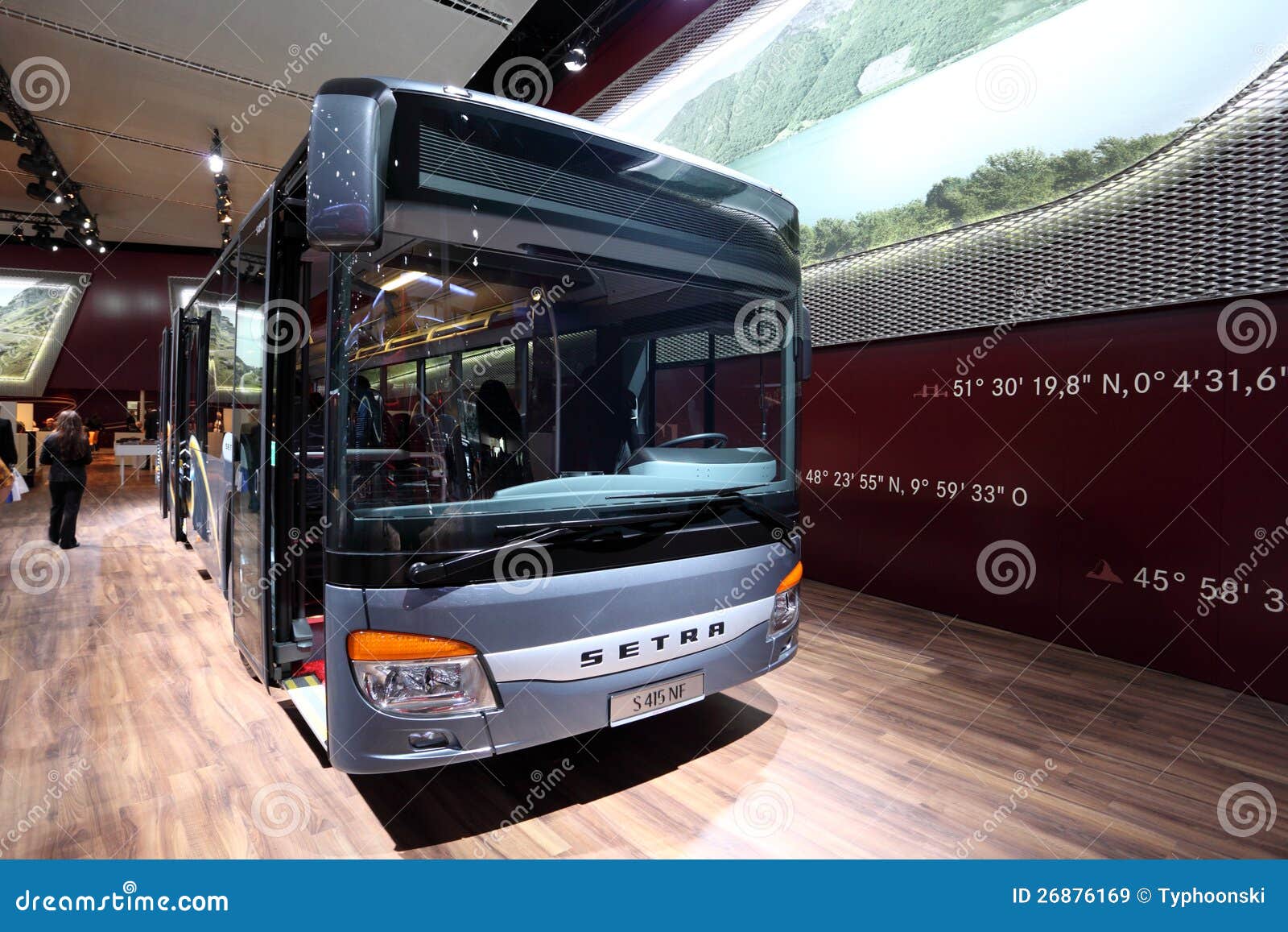 New Setra S 415 NF Bus editorial stock image. Image of show - 26876169