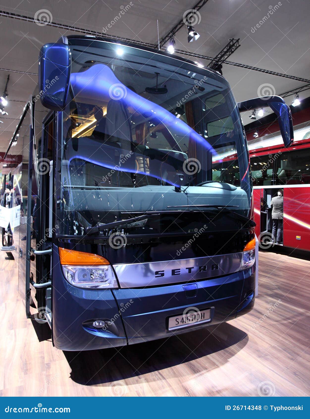 New Setra S 416 HDH Bus editorial stock photo. Image of transport ...
