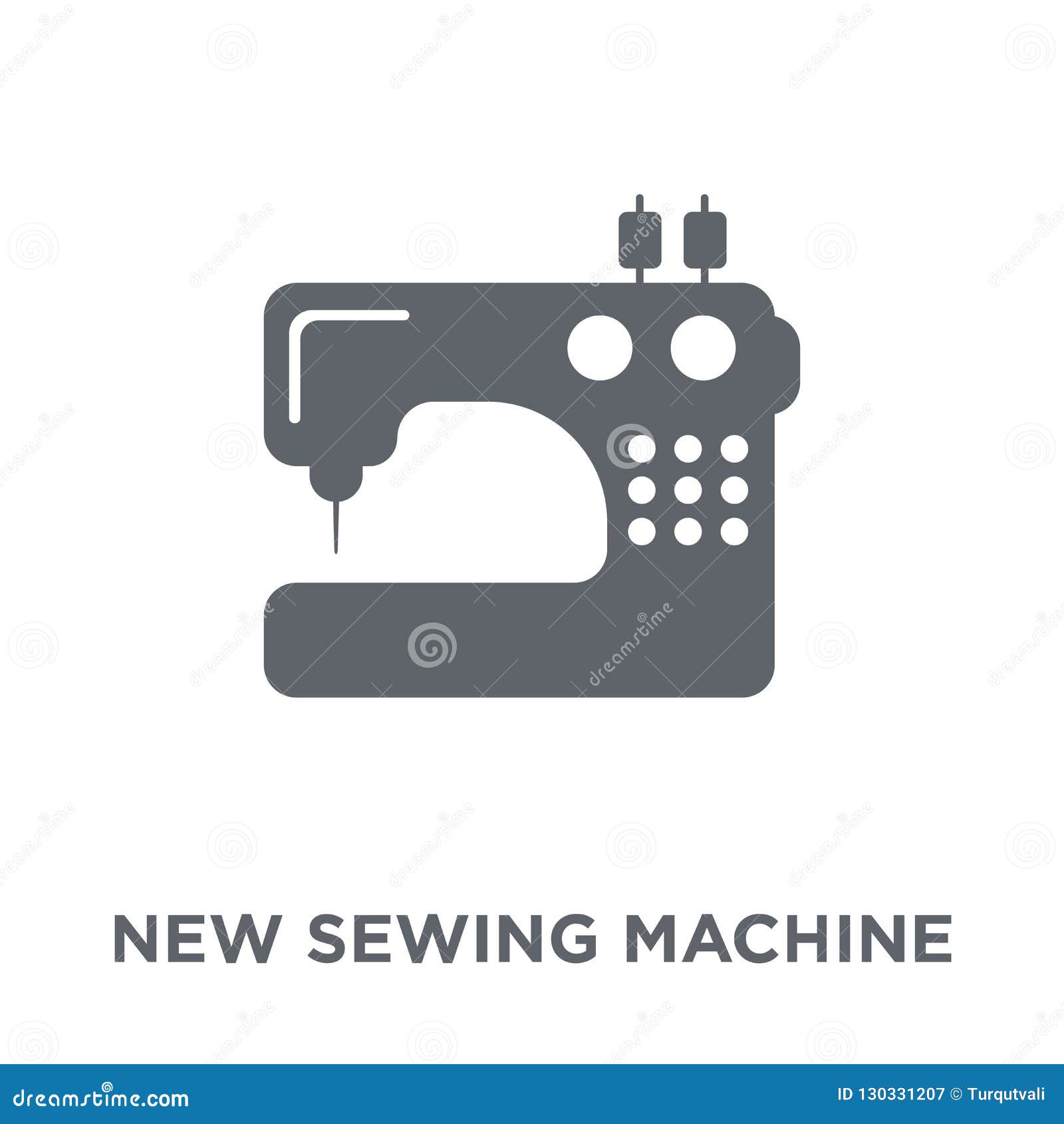 New Sewing Machine Icon From Sew Collection Stock Vector
