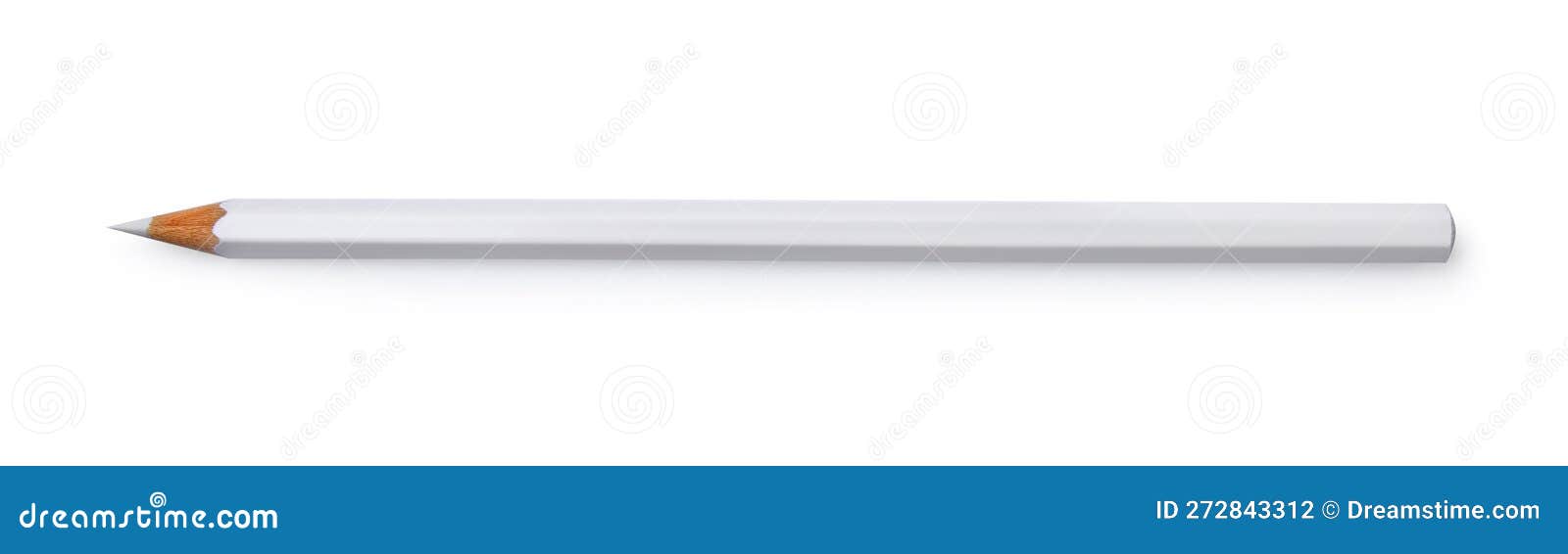 New Sharp Wooden Pencil Isolated on White Stock Photo - Image of ...