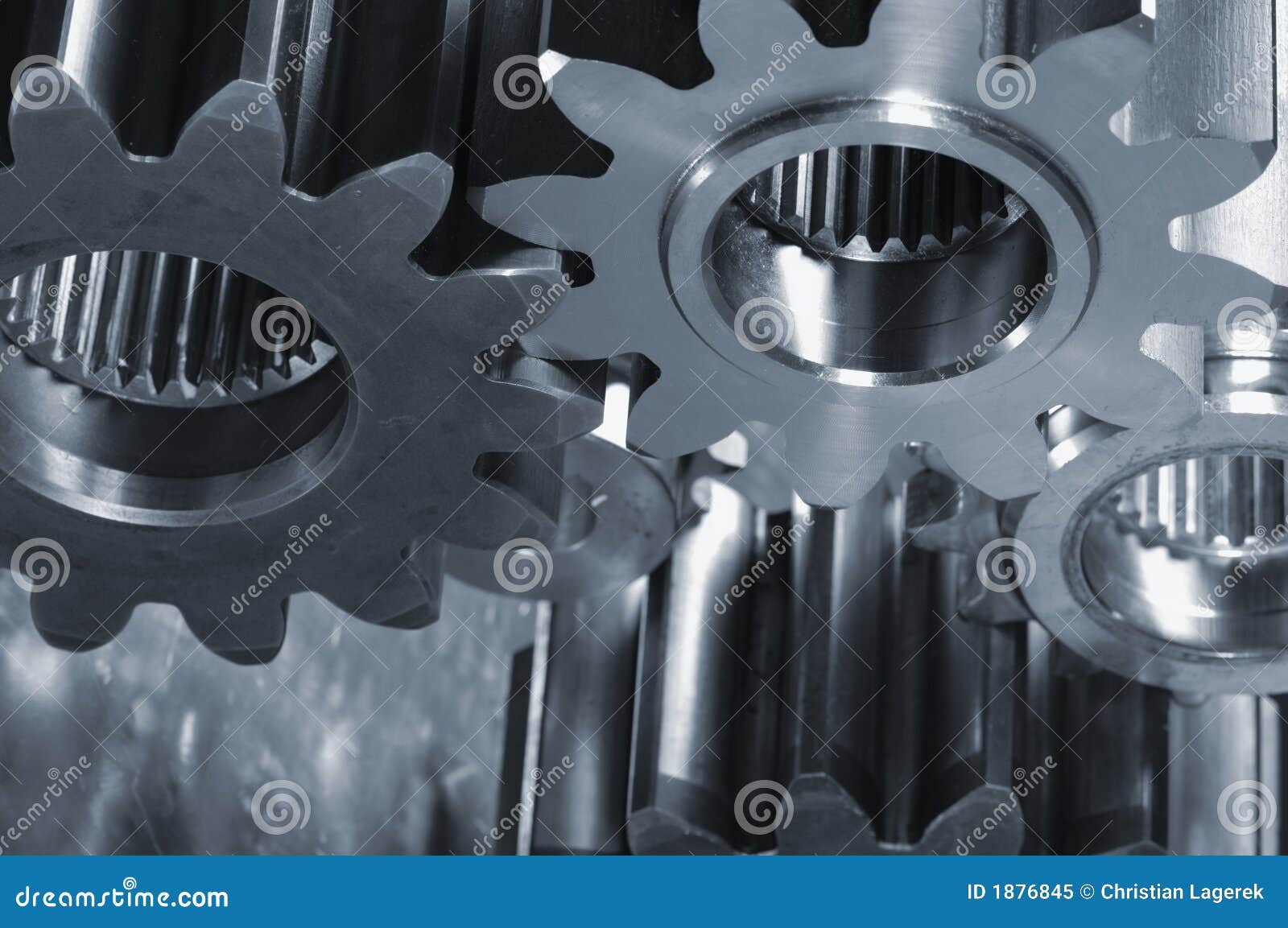 Shiny Gears For Planetary Gearbox Royalty-Free Stock Image ...